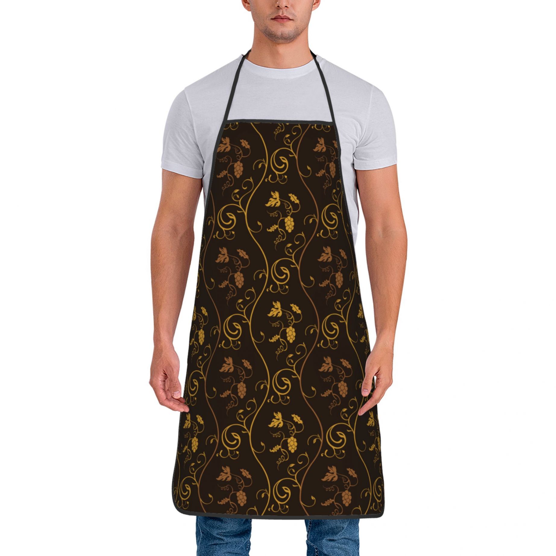 Seamless Vintage Backgrounds2 Aprons for Women Men Waterproof Apron ...
