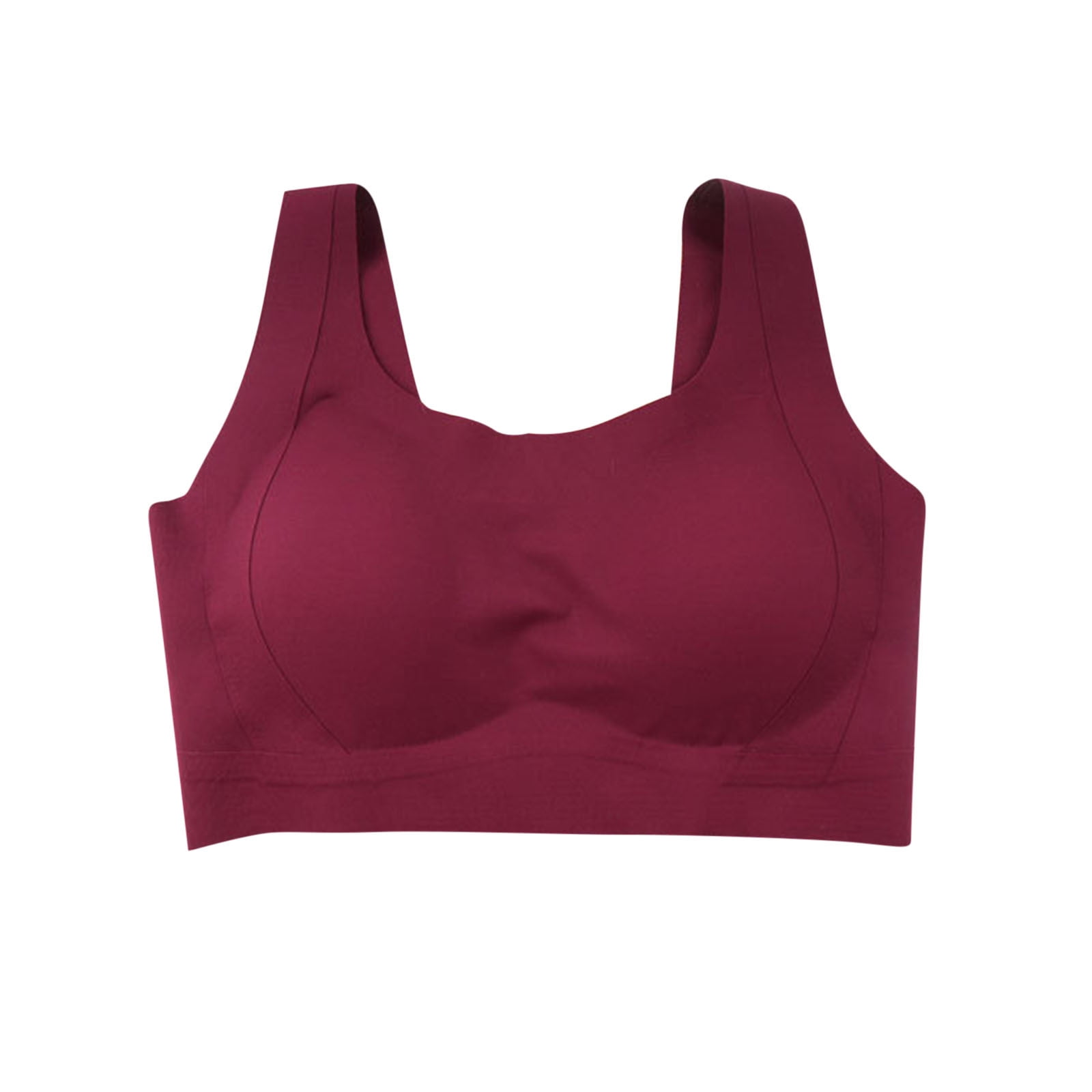 Seamless Wireless Bra - No Underwire T-Shirt Bralette with Adjustable ...