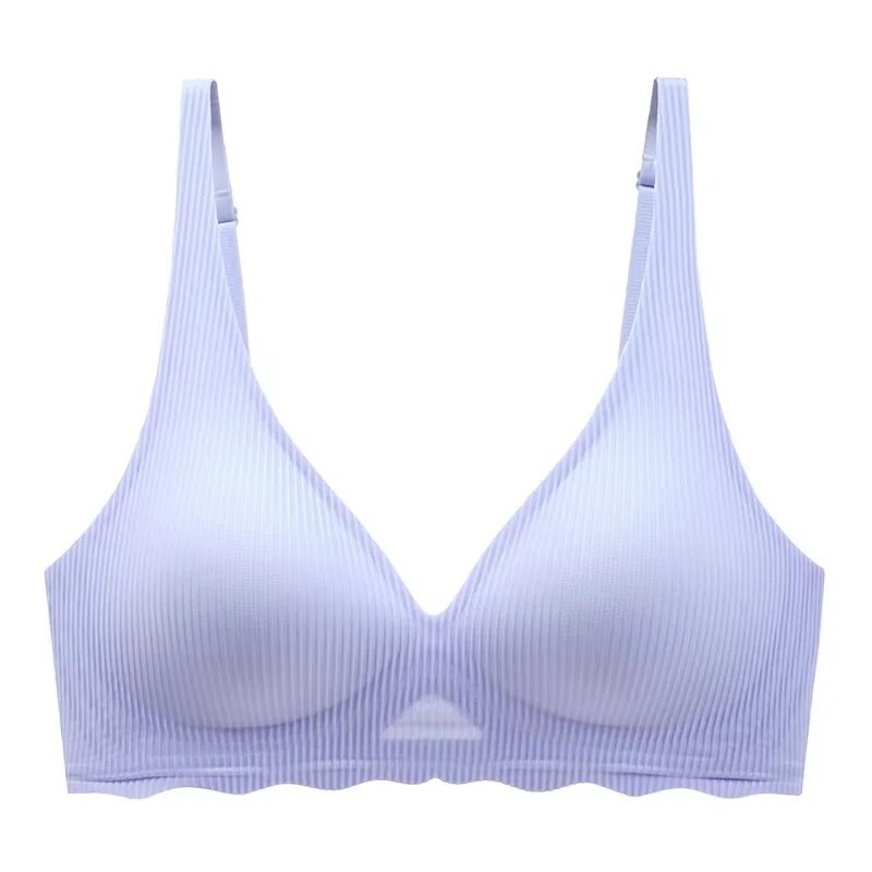 Seamless Women‘s Bra Small Chest Big Hollow Design Underwear Support ...