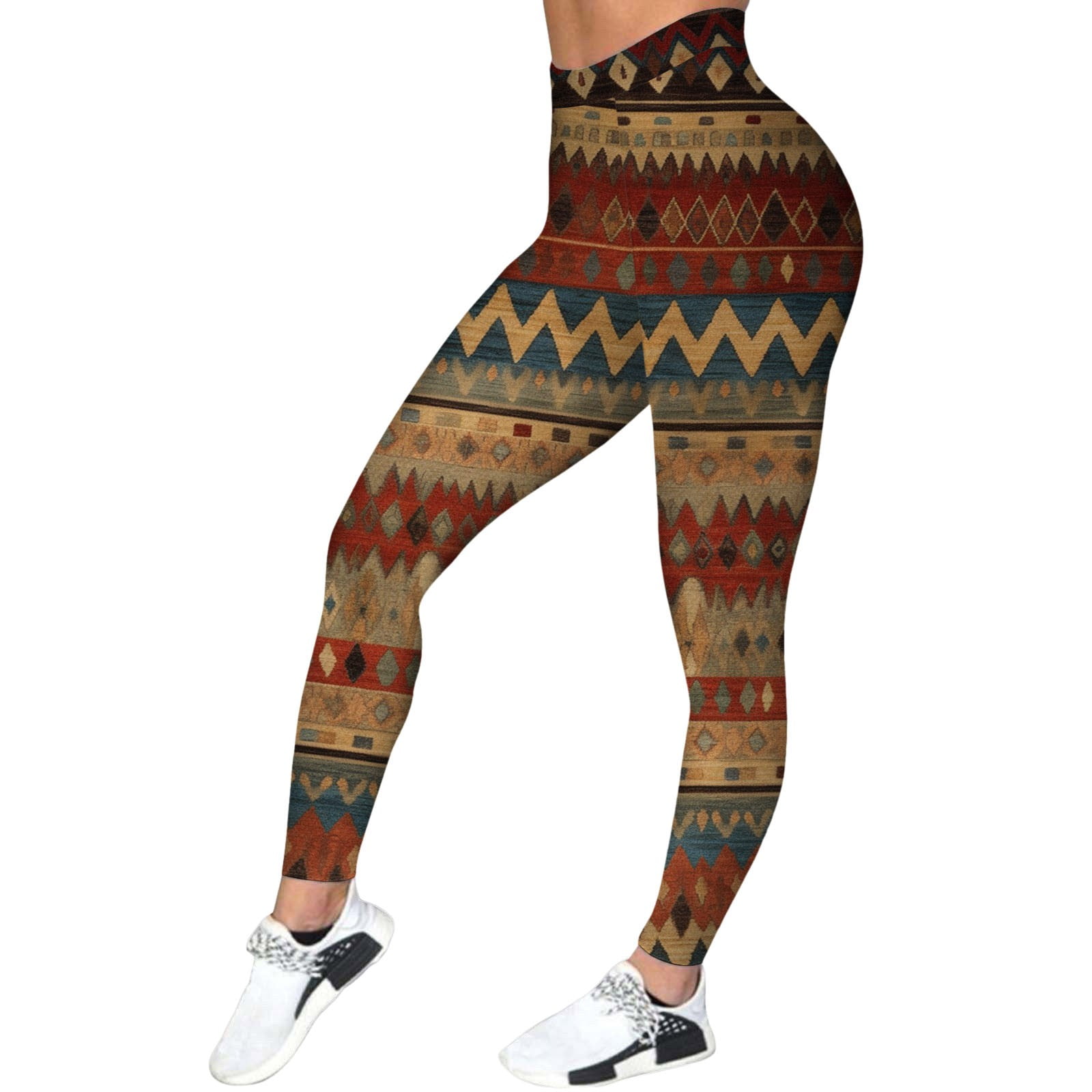 Seamless Workout Leggings for Women Thin High Waist Printed Long Tight ...