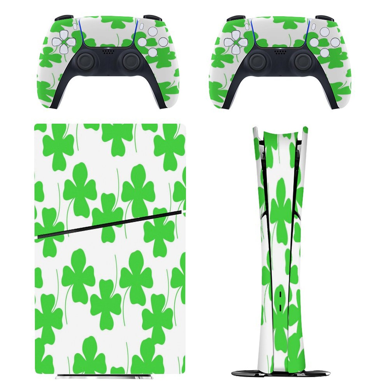 Seamless，green PS5/PS5 Slim Digital Disc Skin Sticker For Console And ...