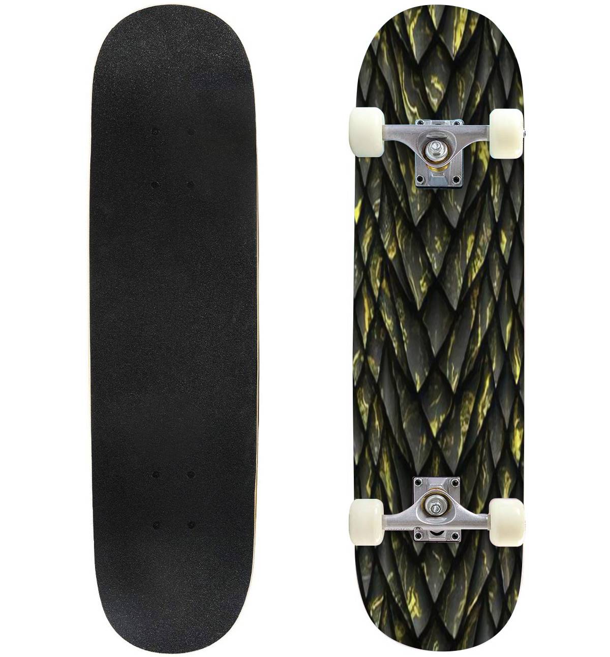 Seamless texture of dragon scales skin 3d Outdoor Skateboard Longboards ...