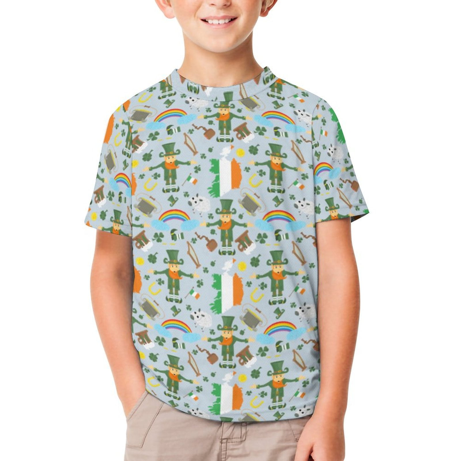 Seamlesscheck - 2025-06-09T113106.297 Boy's Graphic Short Sleeve Summer ...