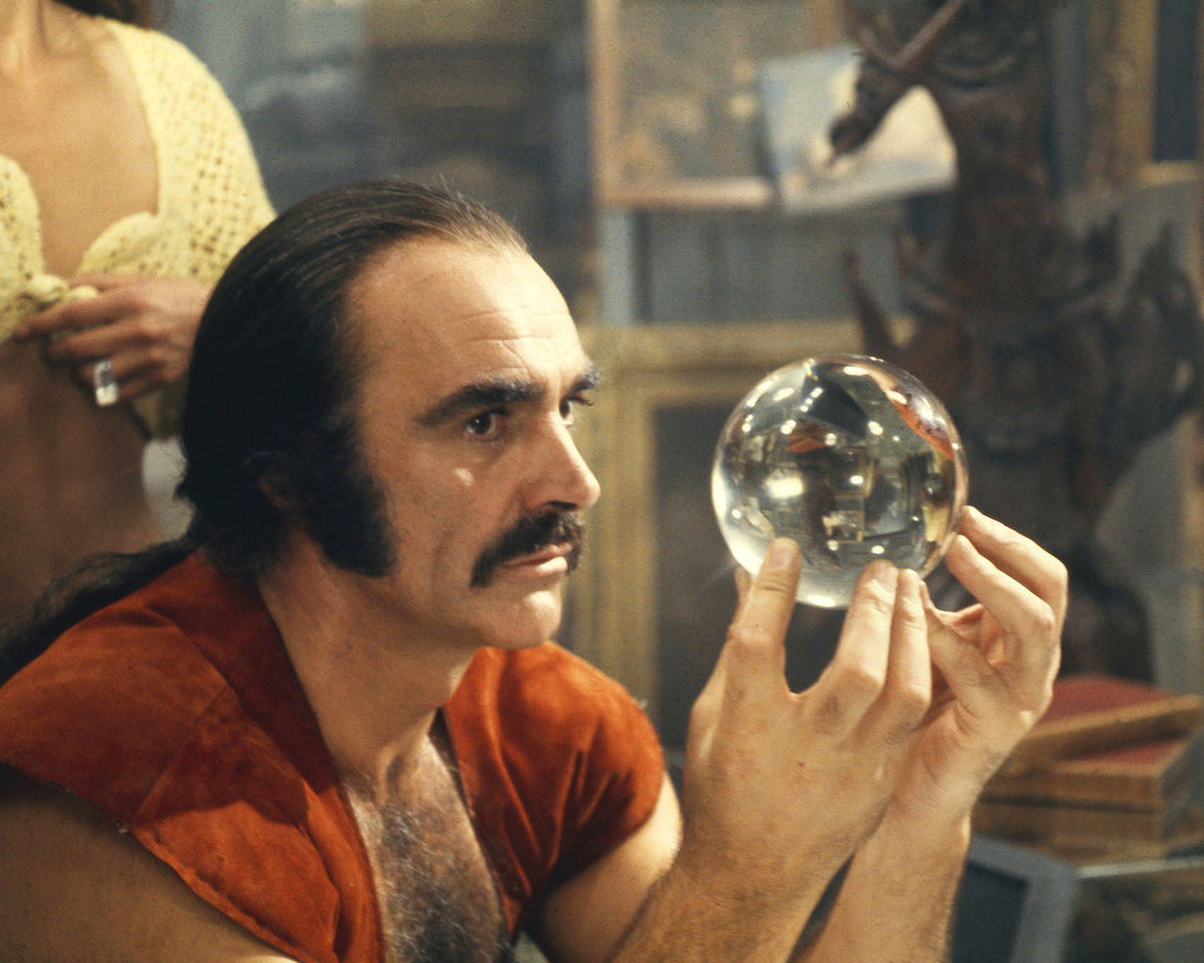 Sean Connery In Zardoz Holding Crystal Ball 24X36 Classic Hollywood ...