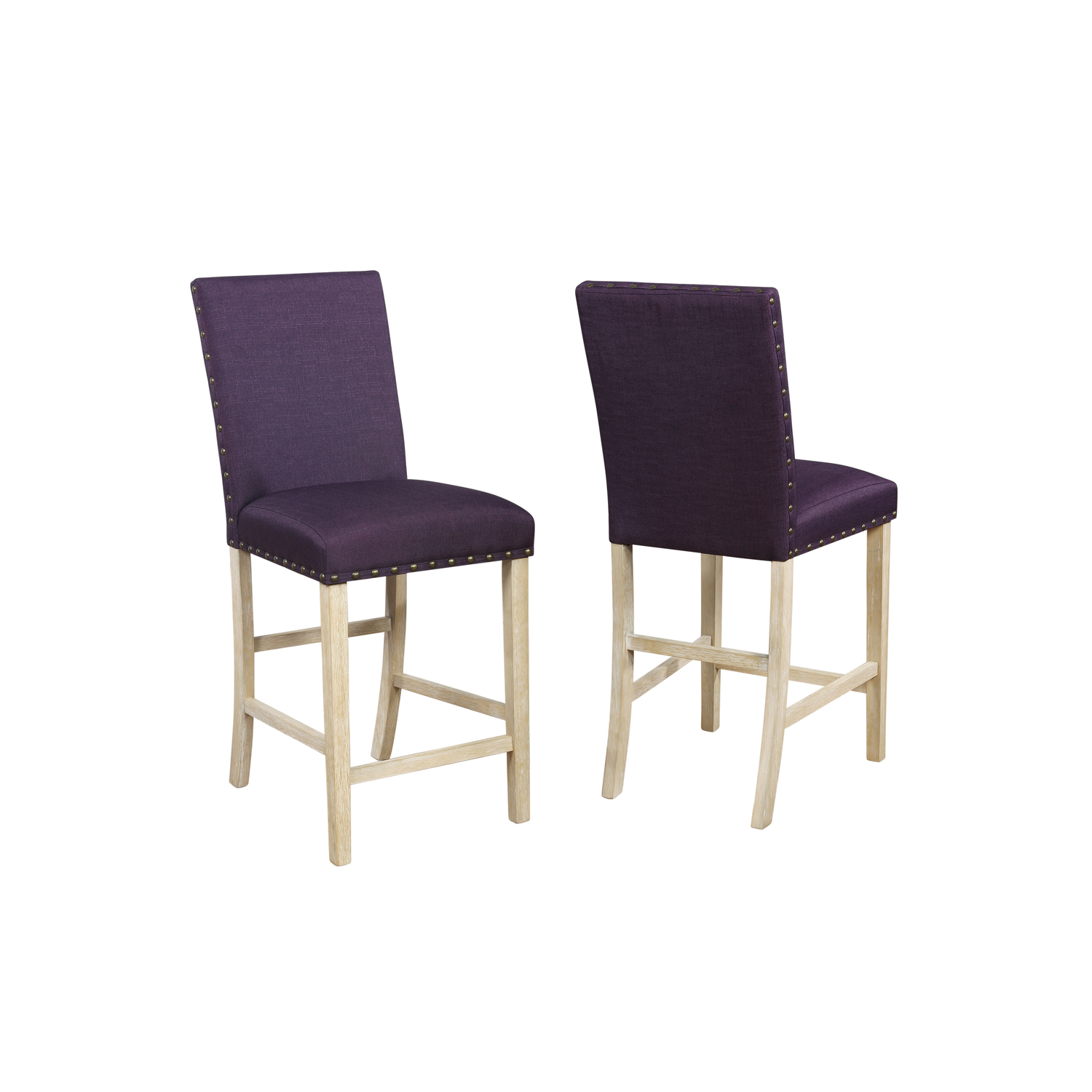 NHI Express Purple Color Counter High Chairs, set of 2 chairs - Walmart.com