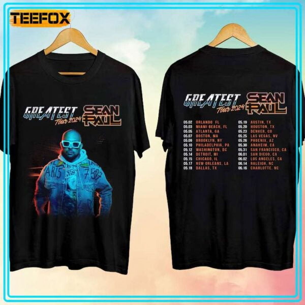 Sean Paul The Greatest Tour 2024 Concert T-Shirt - Walmart.com