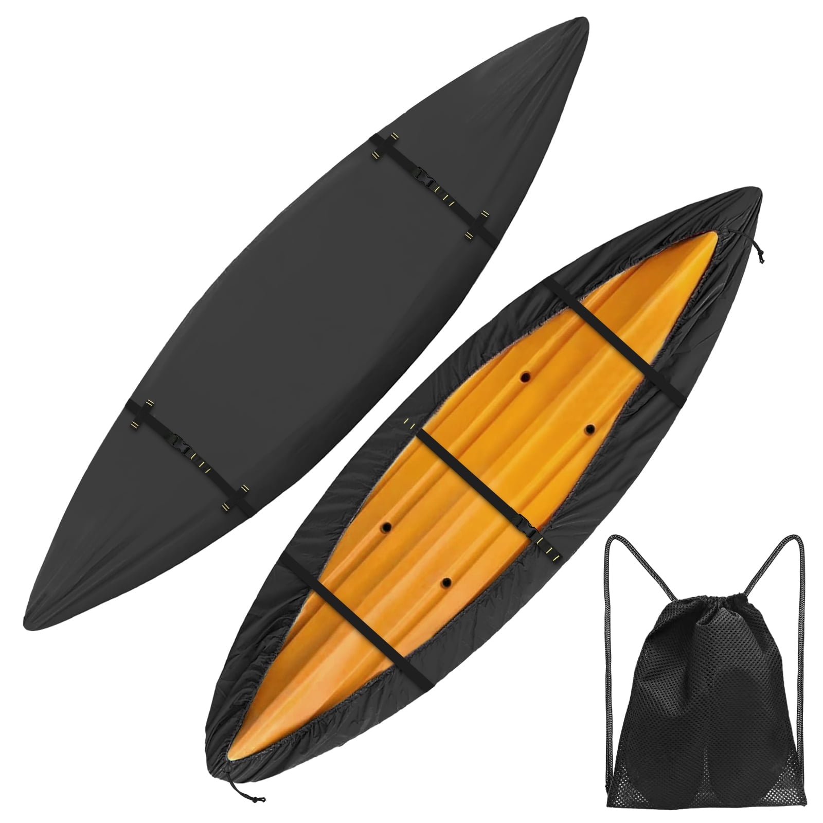 Seapisode 600D Kayak Cover,Heavy Duty Tear Resistant Canoe Cover ...