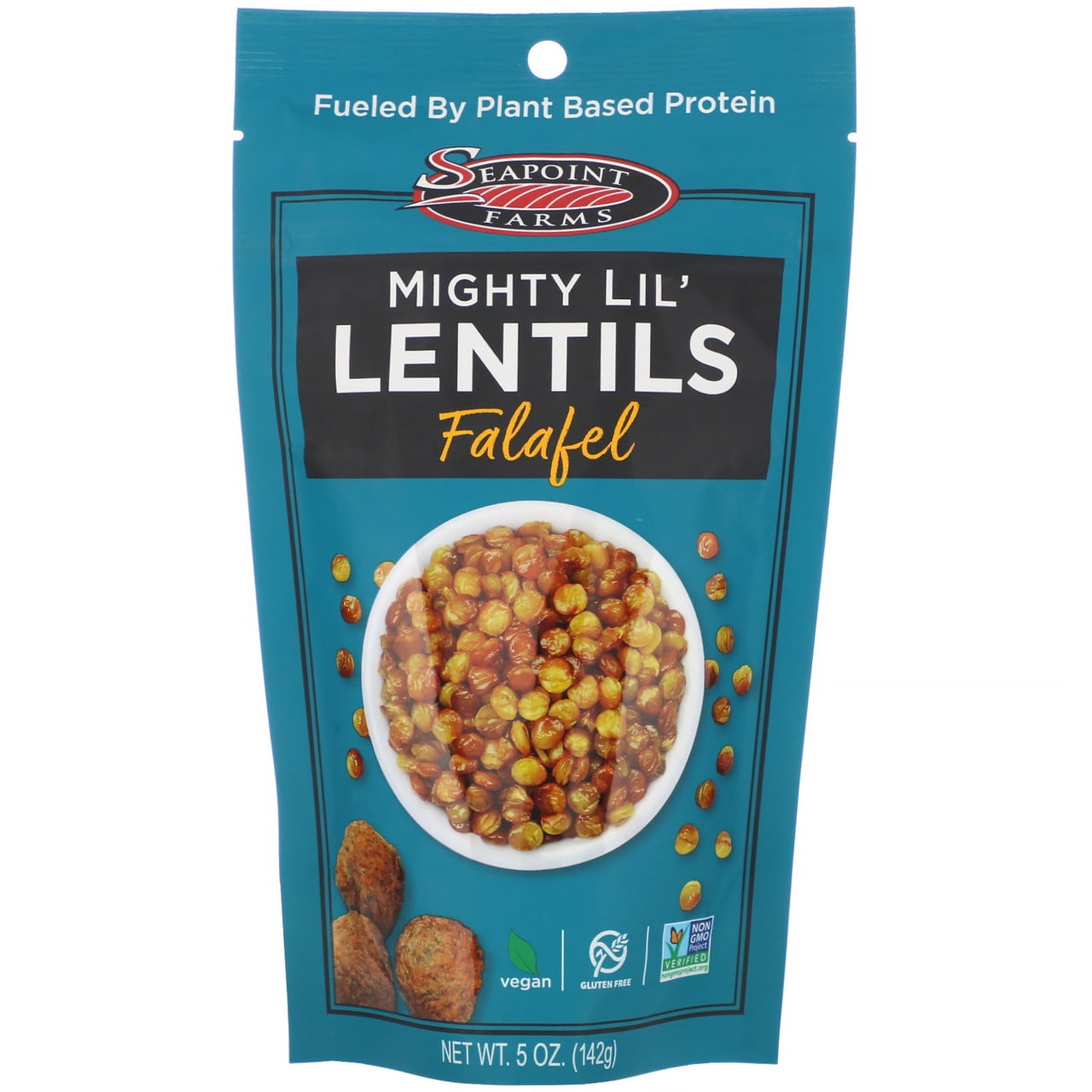 (Price/Case)Seapoint Farms - Lentil Snack Falafel - Case of 12-5 OZ ...