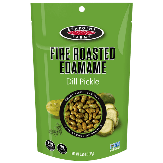 Seapoint Farms Dill Pickle Fire Roasted Edamame - Walmart.com