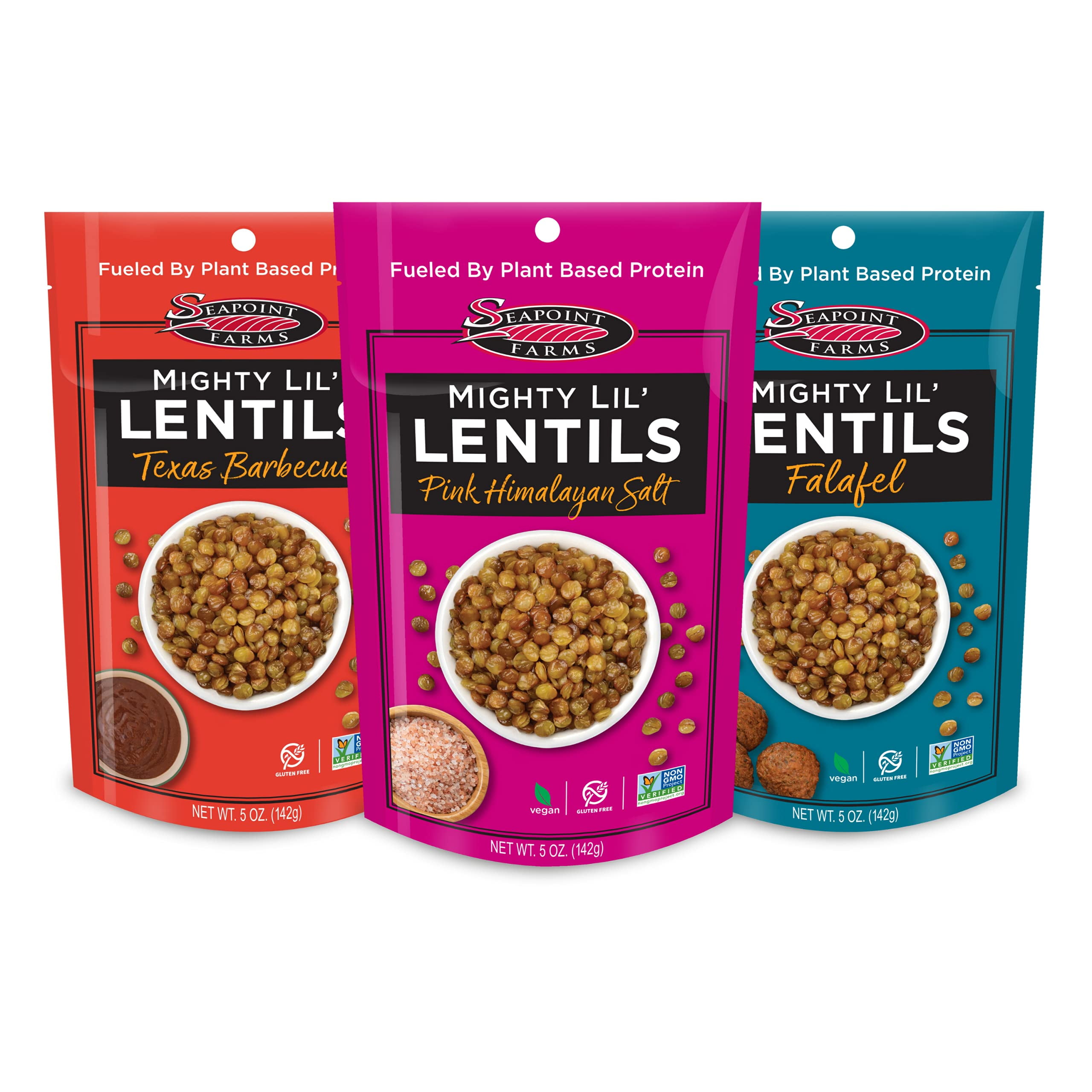 Seapoint Farms Mighty Lil’ SBF3 Lentils, Variety Pack, Plant Based ...
