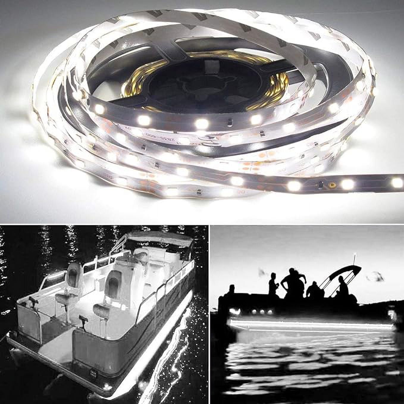 Seaponer Pontoon Boat Light, Marine Led Light Strip for Duck Jon Bass ...