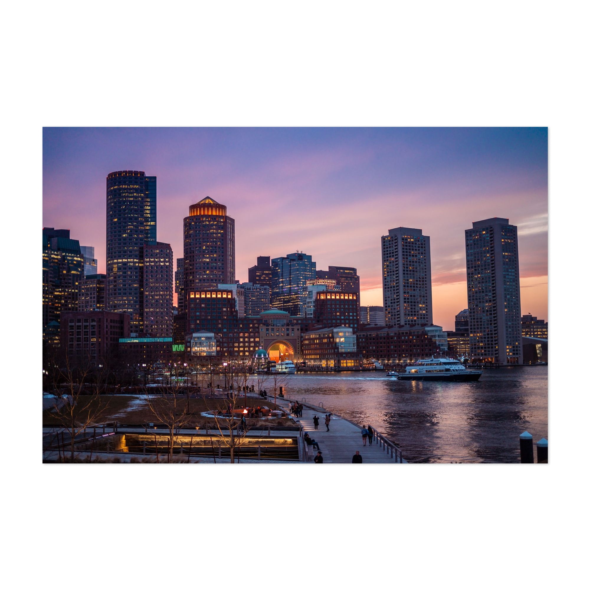 Seaport Lights - Photography Cityscape Harbor Skyline Architecture ...