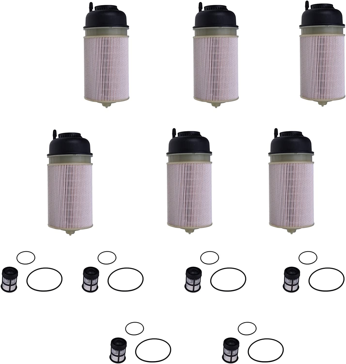 Seapple 6PCS Fuel Filter A4700903151 PF9908 Compatible with Detroit ...