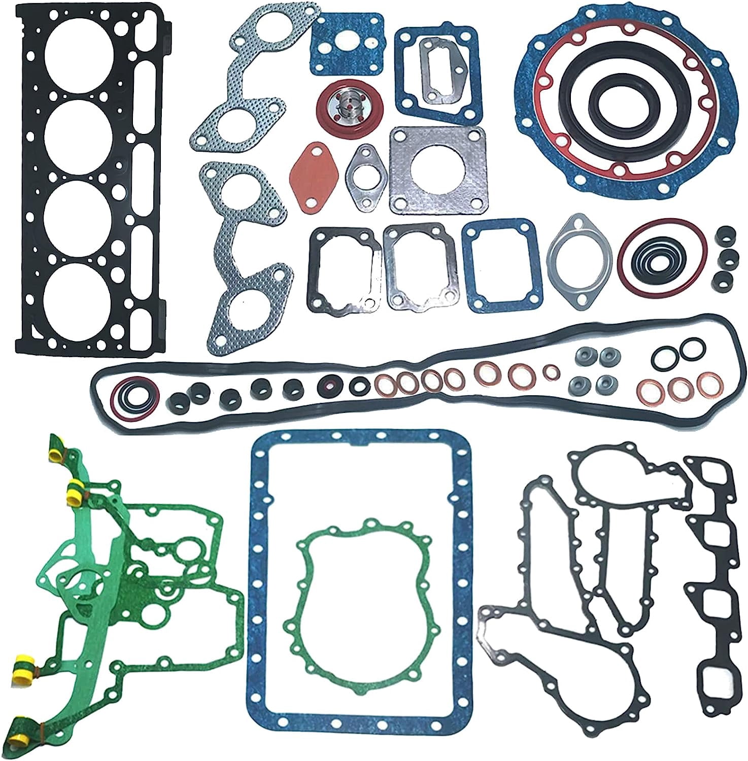 Seapple Full V2203 Gasket Kit with Head Gasket Compatible with Kubota ...
