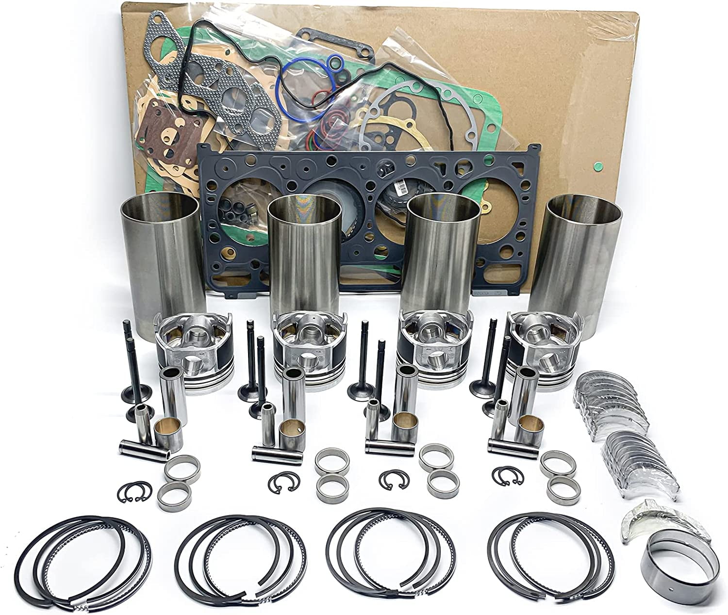 Seapple Overhaul Rebuild Kit Compatible with Cummins 4BT 4.5 QSB Engine ...