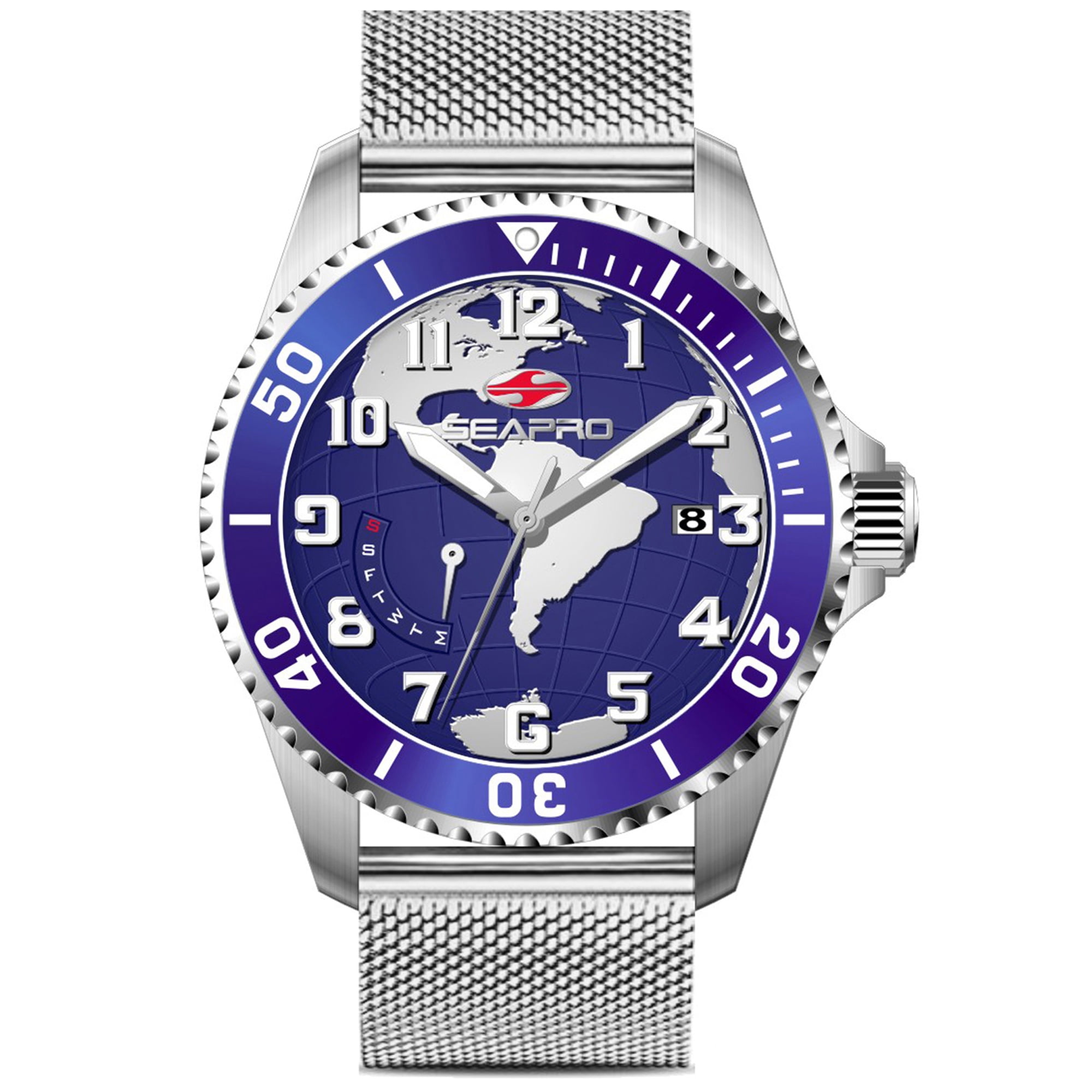 Seapro Men's Voyager Blue Dial Watch - SP4760 - Walmart.com