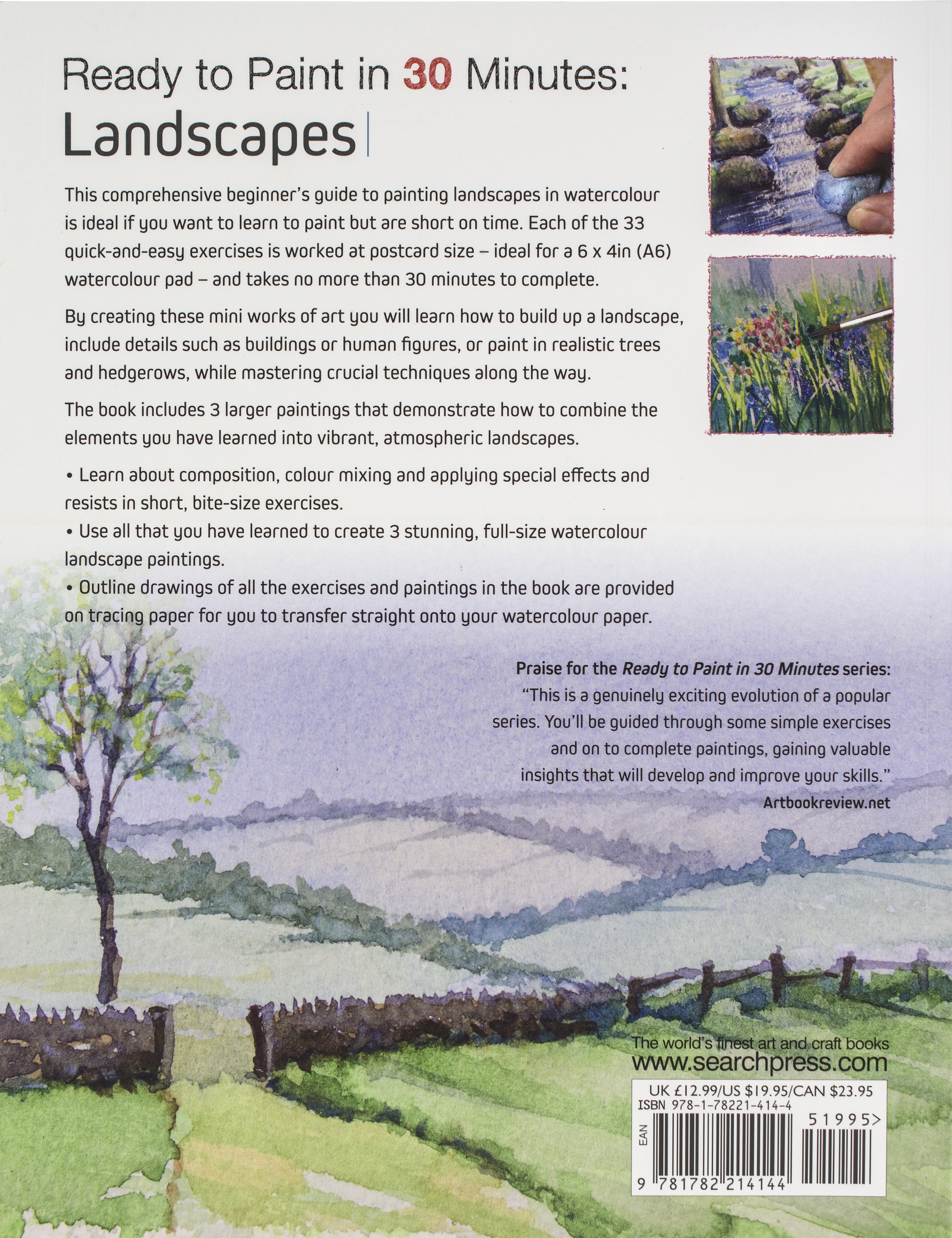 Search Press Books-Landscapes In Watercolour - Walmart.com