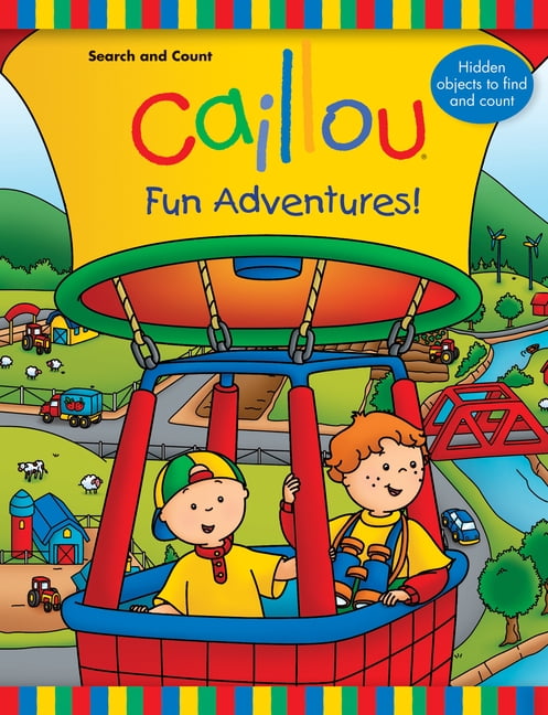 Search and Count: Caillou: Fun Adventures!: Search and Count Book ...