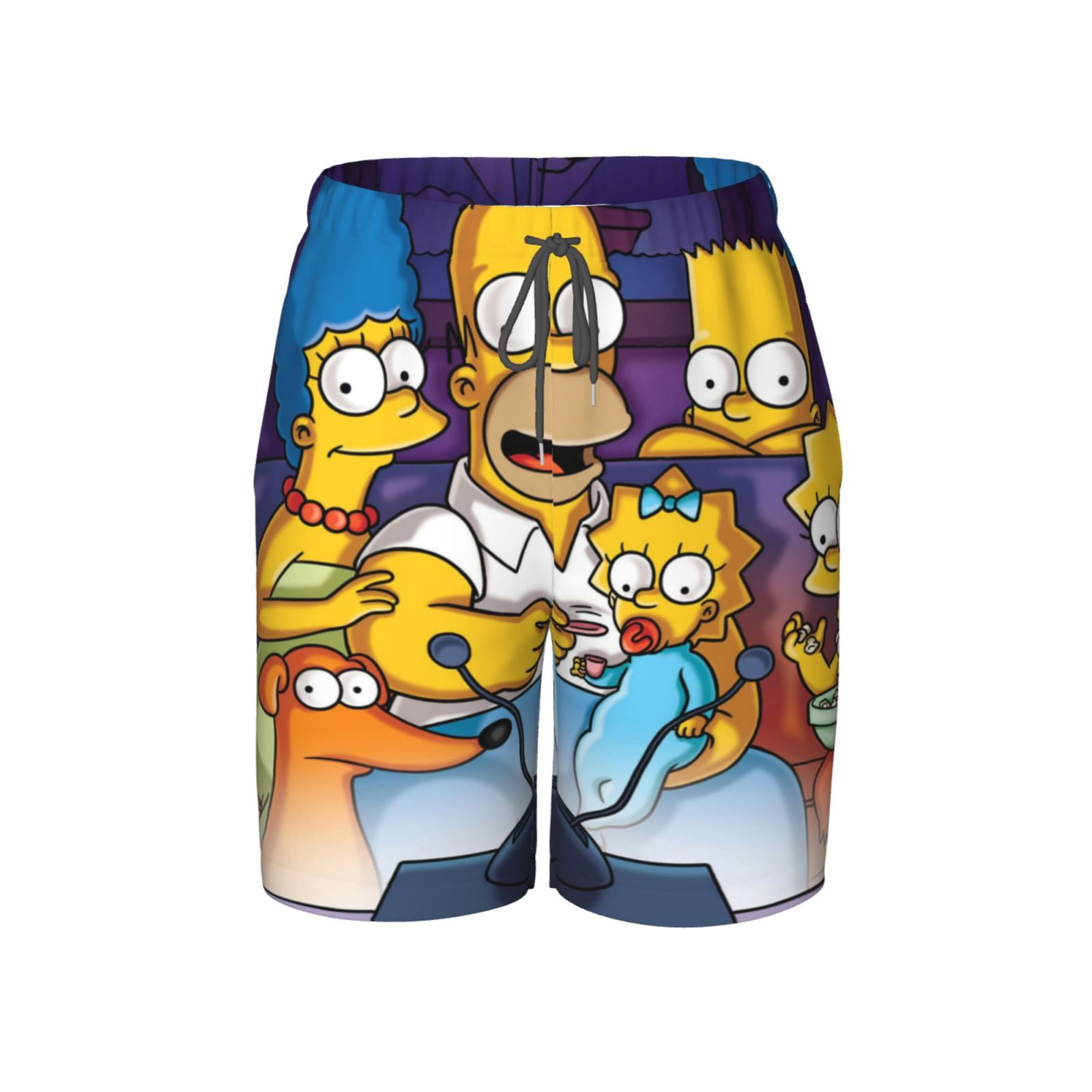 Searies The Simpsons Boy's Swim Trunks Quick Dry Teen Board Shorts ...