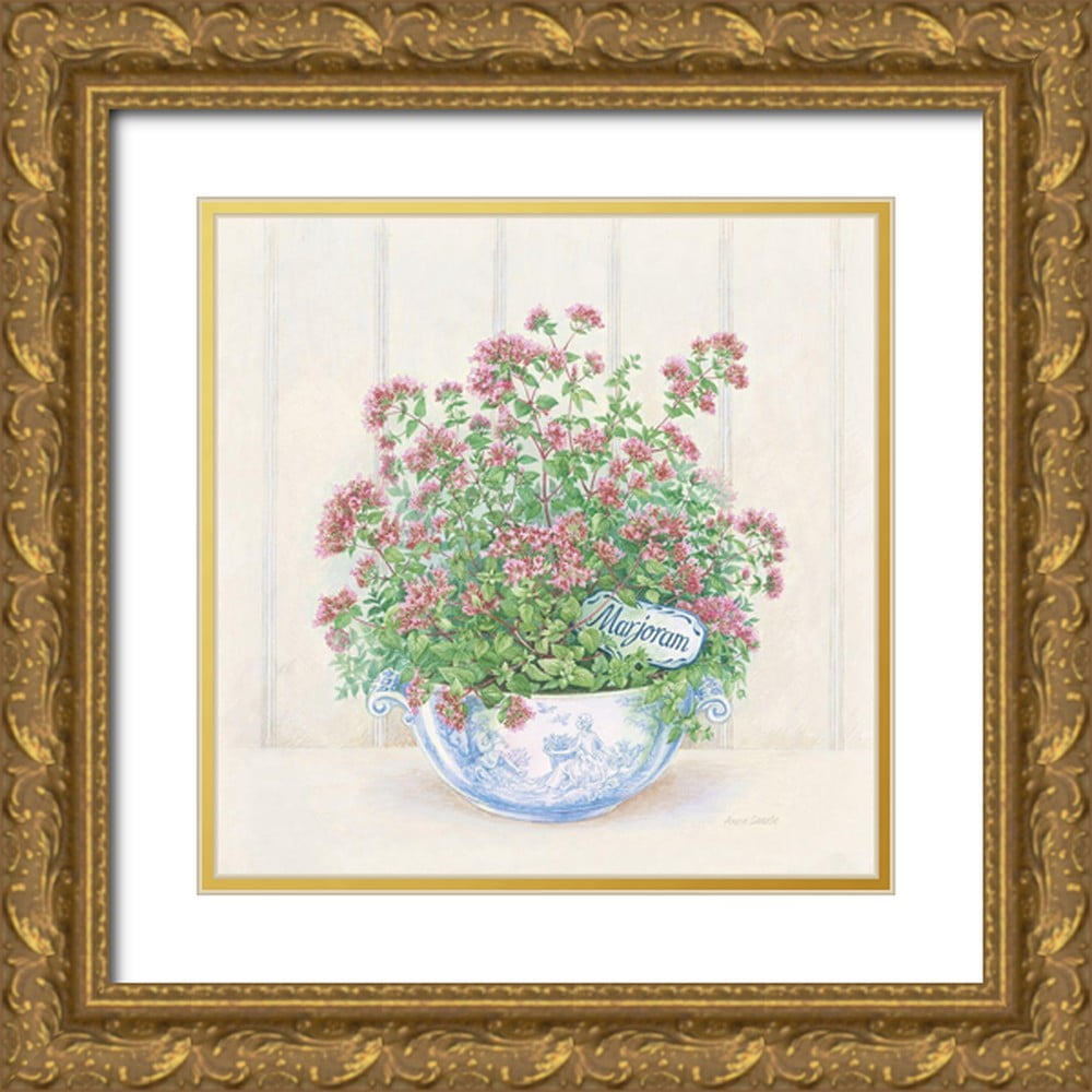 Searle, Anne 26x26 Gold Ornate Wood Framed with Double Matting Museum ...