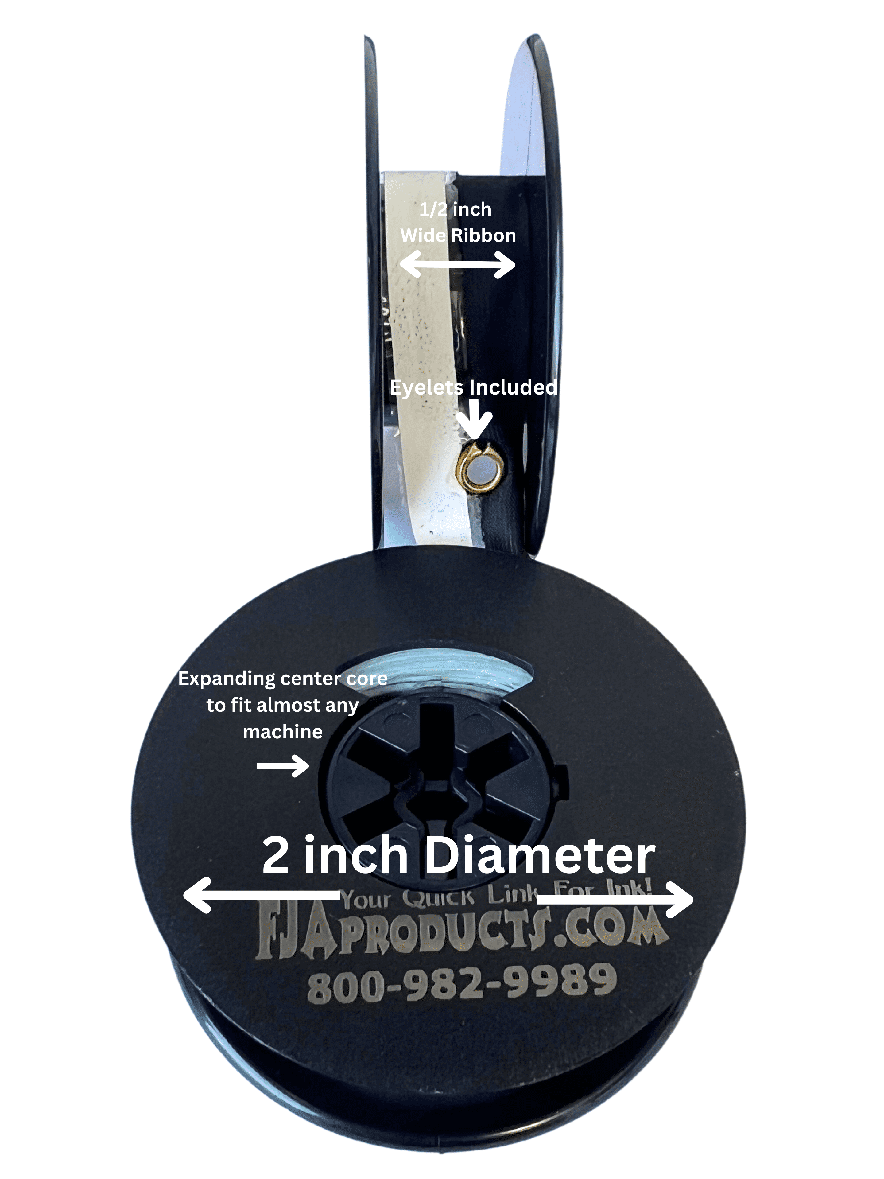 Sears 405.52991 Typewriter Ribbon Black & White Correction Tape ...