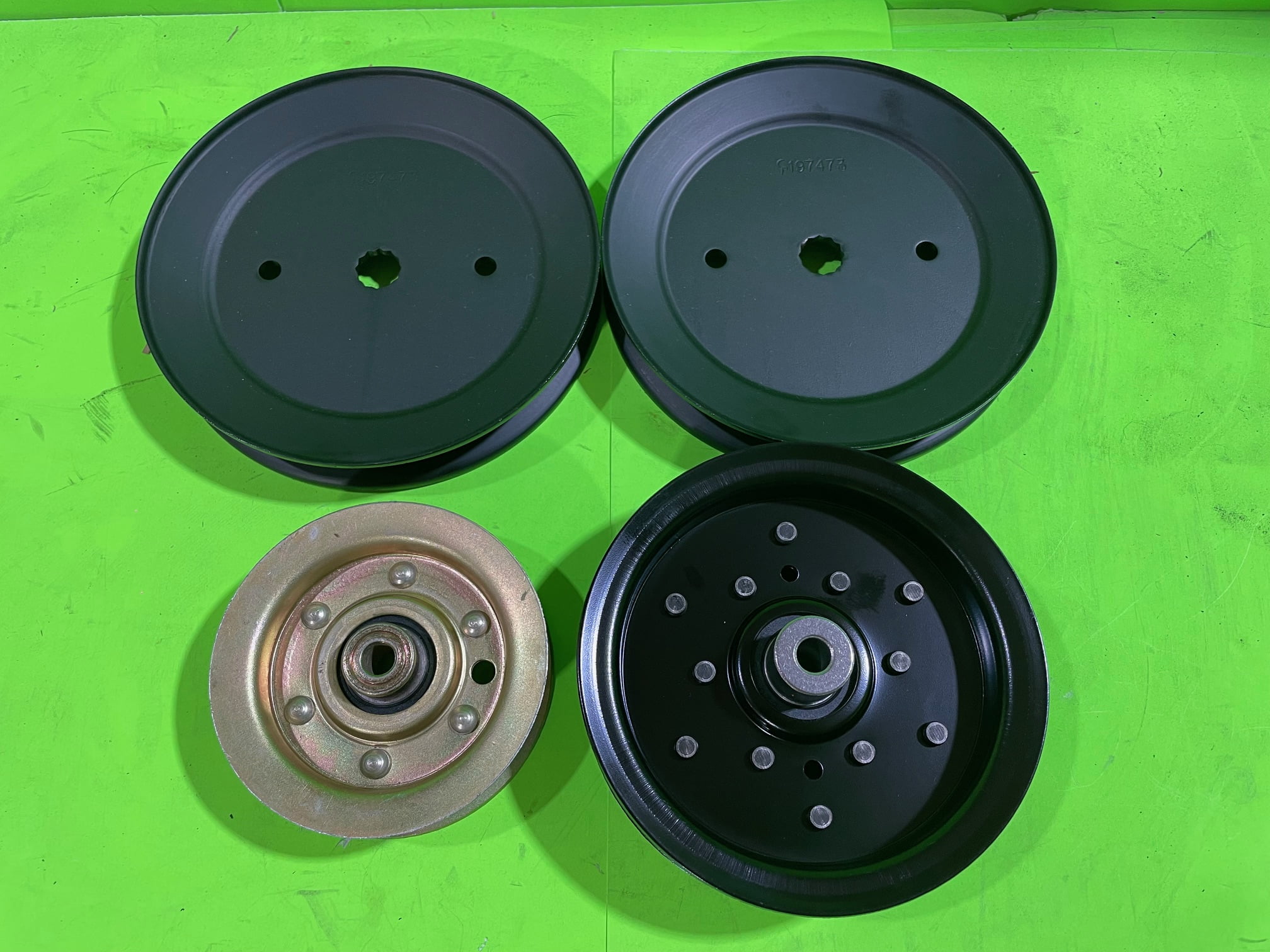 Sears Craftsman DYS 4500 42" Mower Deck Pulley Kit Idler Pulleys ...