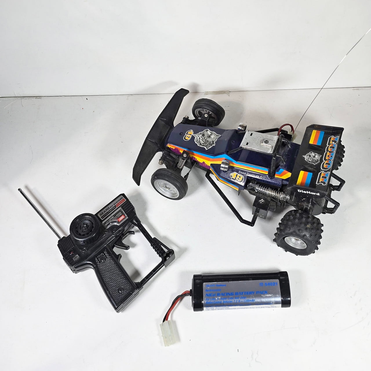 Sears Nikko Lobo II RC Buggy Car Black Body 49 MHz Model - Walmart.com