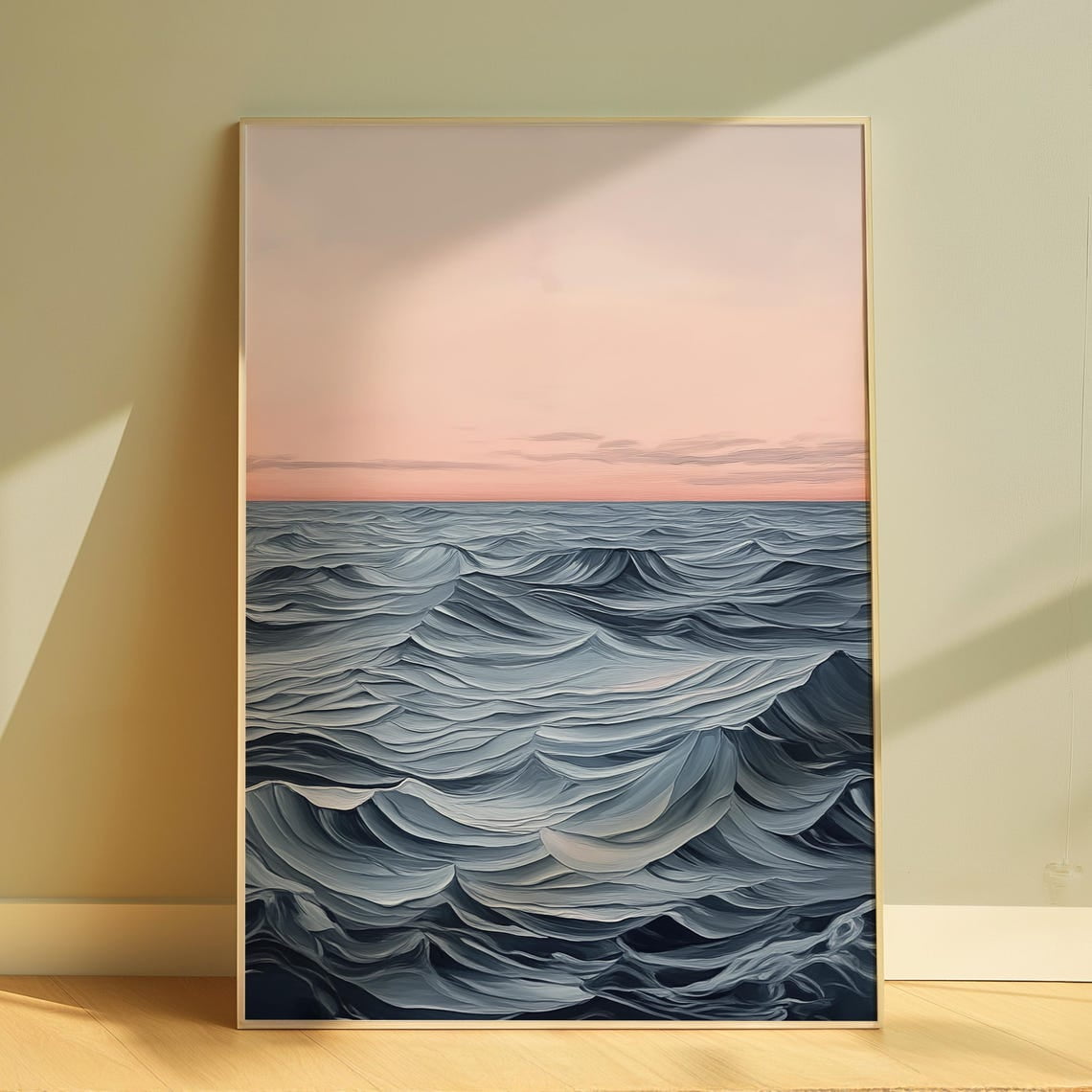 Seascape Art Print Coastal Wall Art Summer Poster Ocean Wall Decor For ...