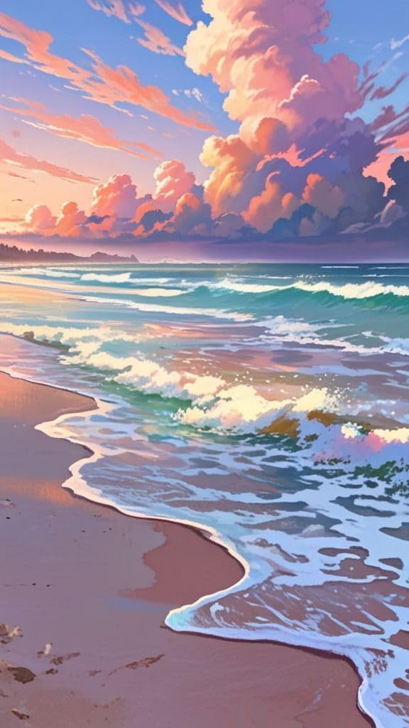 Seascape Ocean Waves in Sunset Puzzles for Adults 1000 Pieces ...