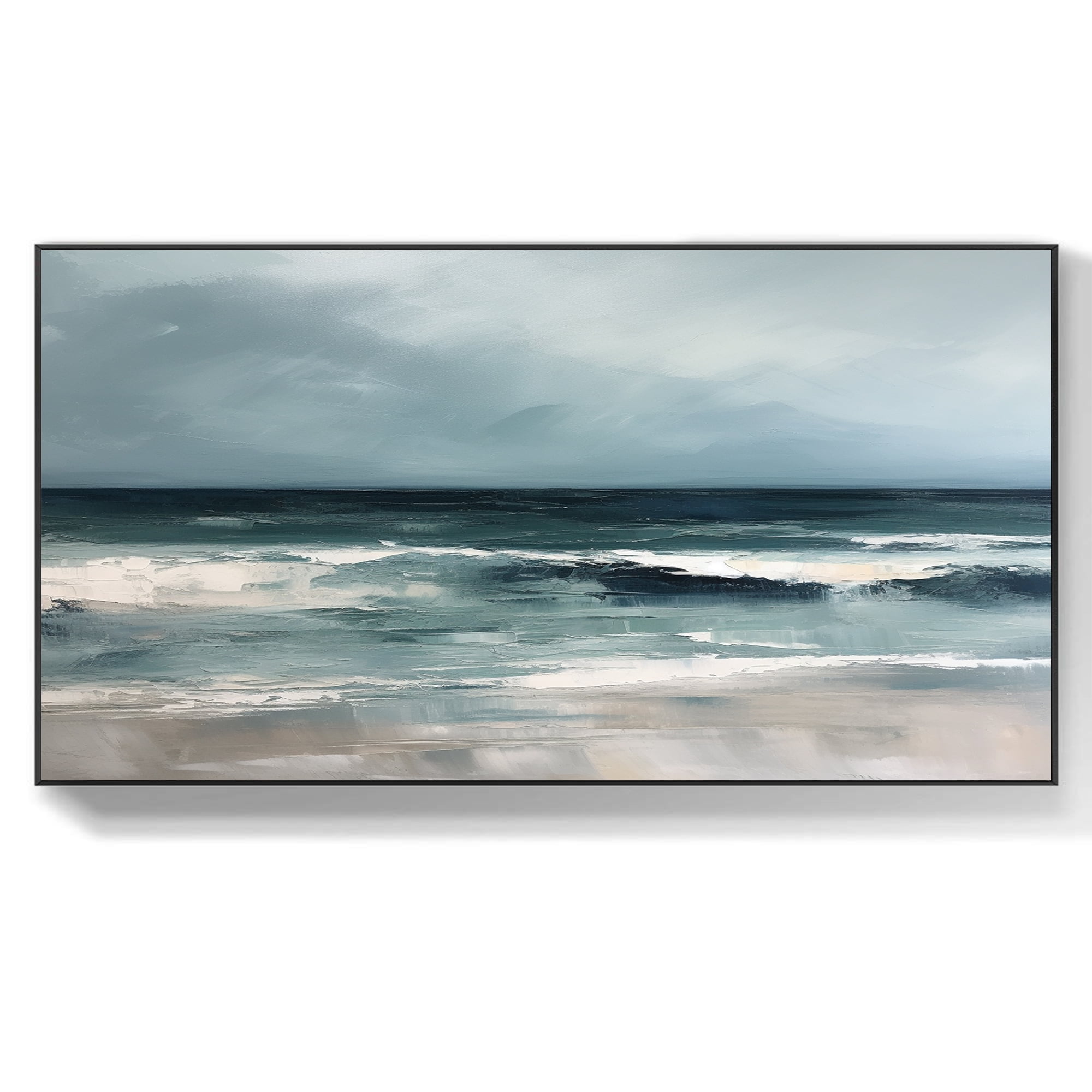 Seascape Oil Painting Large Sea Abstract Painting Abstract Seascape ...