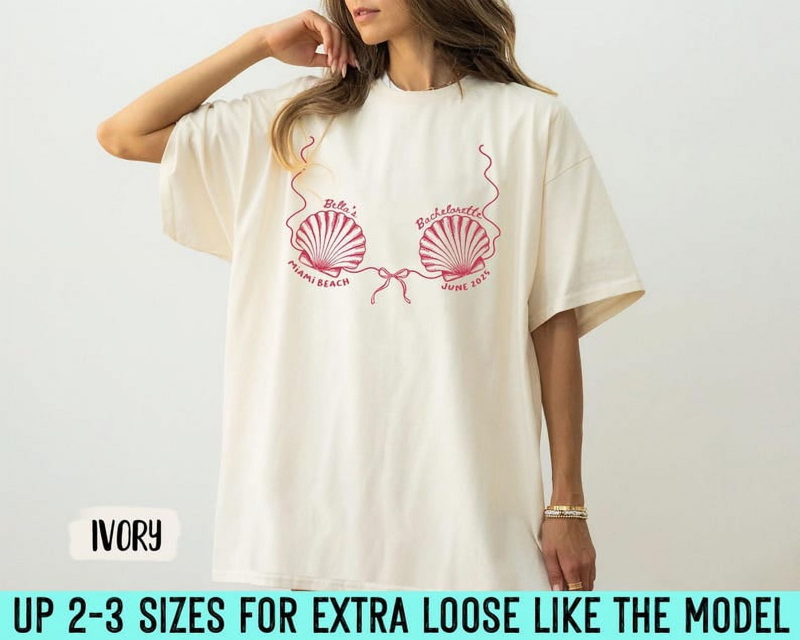 Seashell Bachelorette Shirt, Beach Bachelorette Party Matching Shirt ...