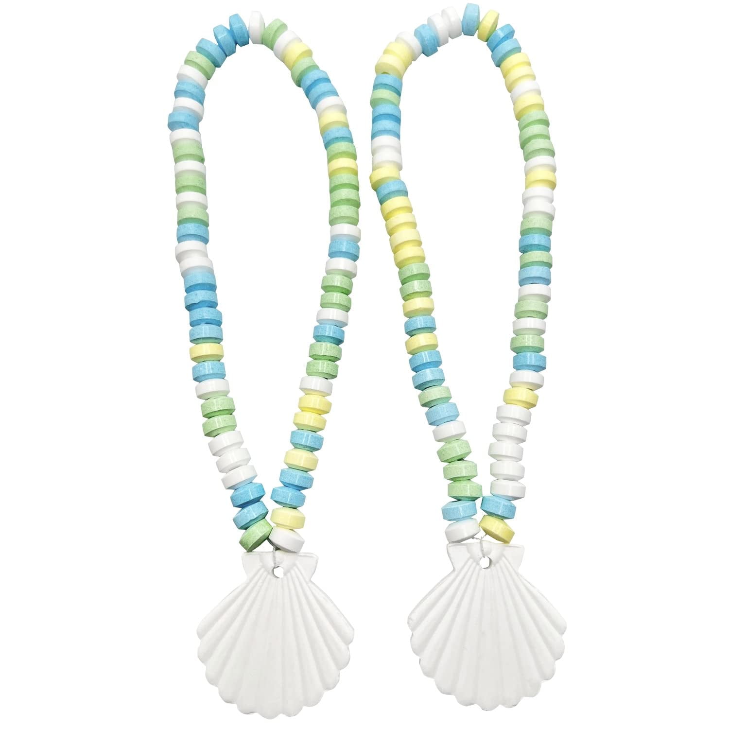 Seashell Candy - 12 KEF28 Individually Wrapped Candy Necklaces - Great ...