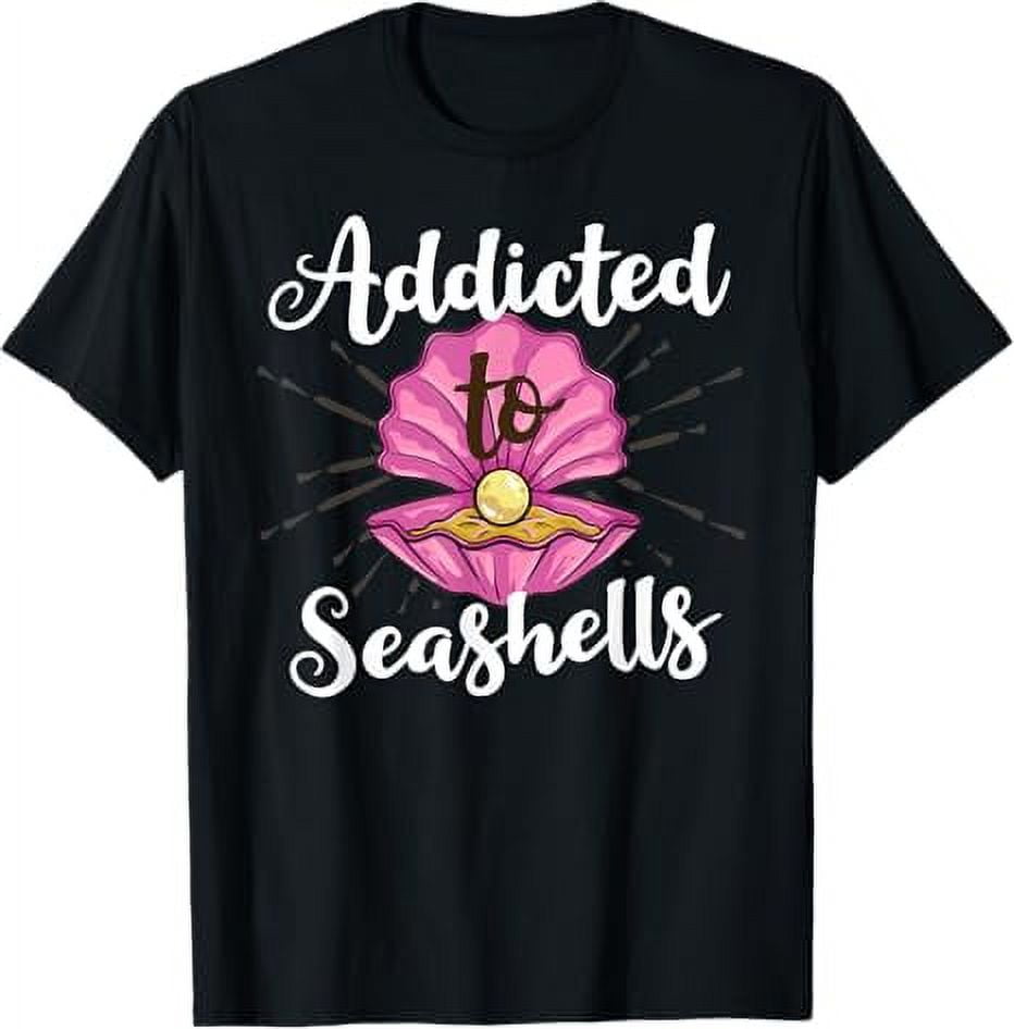 Seashell Collector Gift Shell Hunter Shelling Collecting T-Shirt ...
