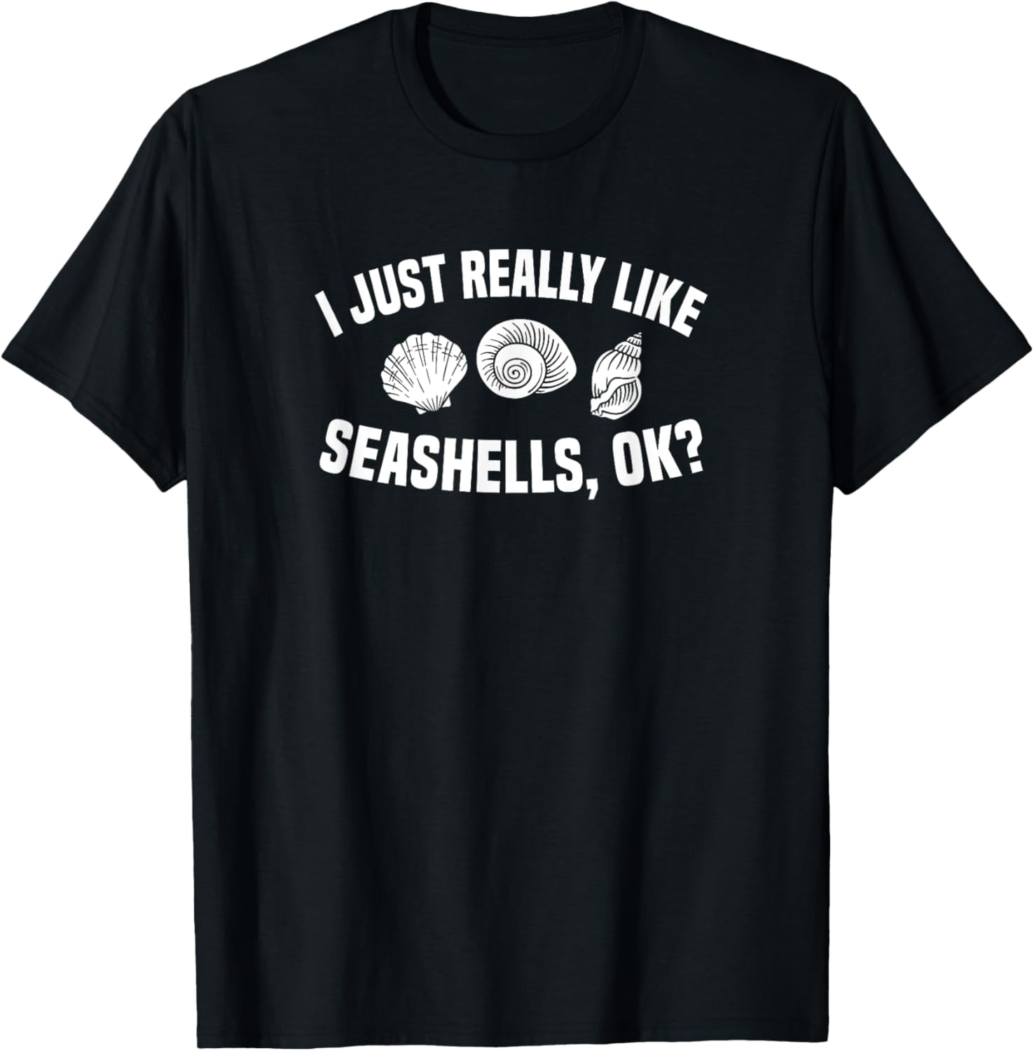 Seashell Collector Shelling Beach Collecting Sea Shell T-Shirt ...