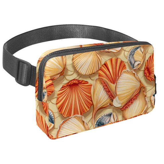 Seashell Fanny Bag Waist Belt Bag Lightweight Adjustable with Extension ...