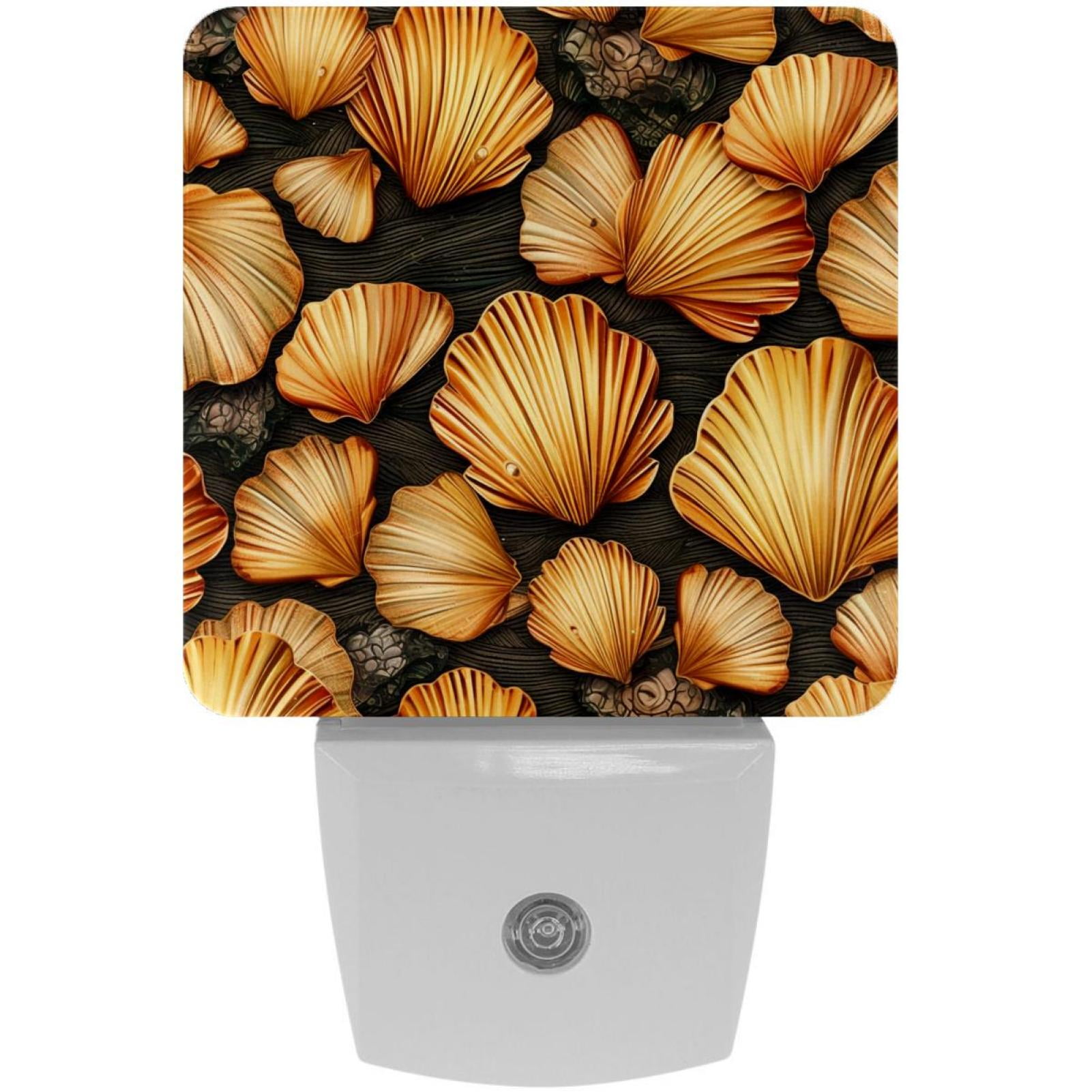 Seashell LED Square Night Light - Small and Bright Square-shaped LED ...