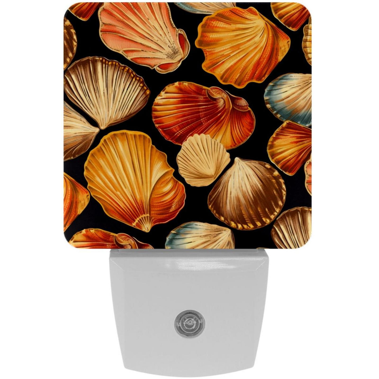 Seashell LED Square Night Light - Small and Bright Square-shaped LED ...