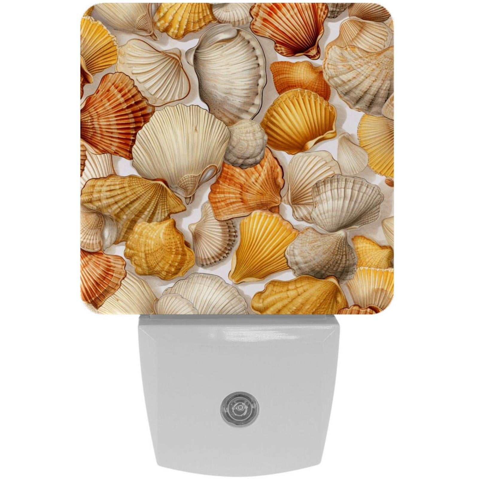 Seashell LED Square Night Lights - Bedside Lighting Solution for a ...