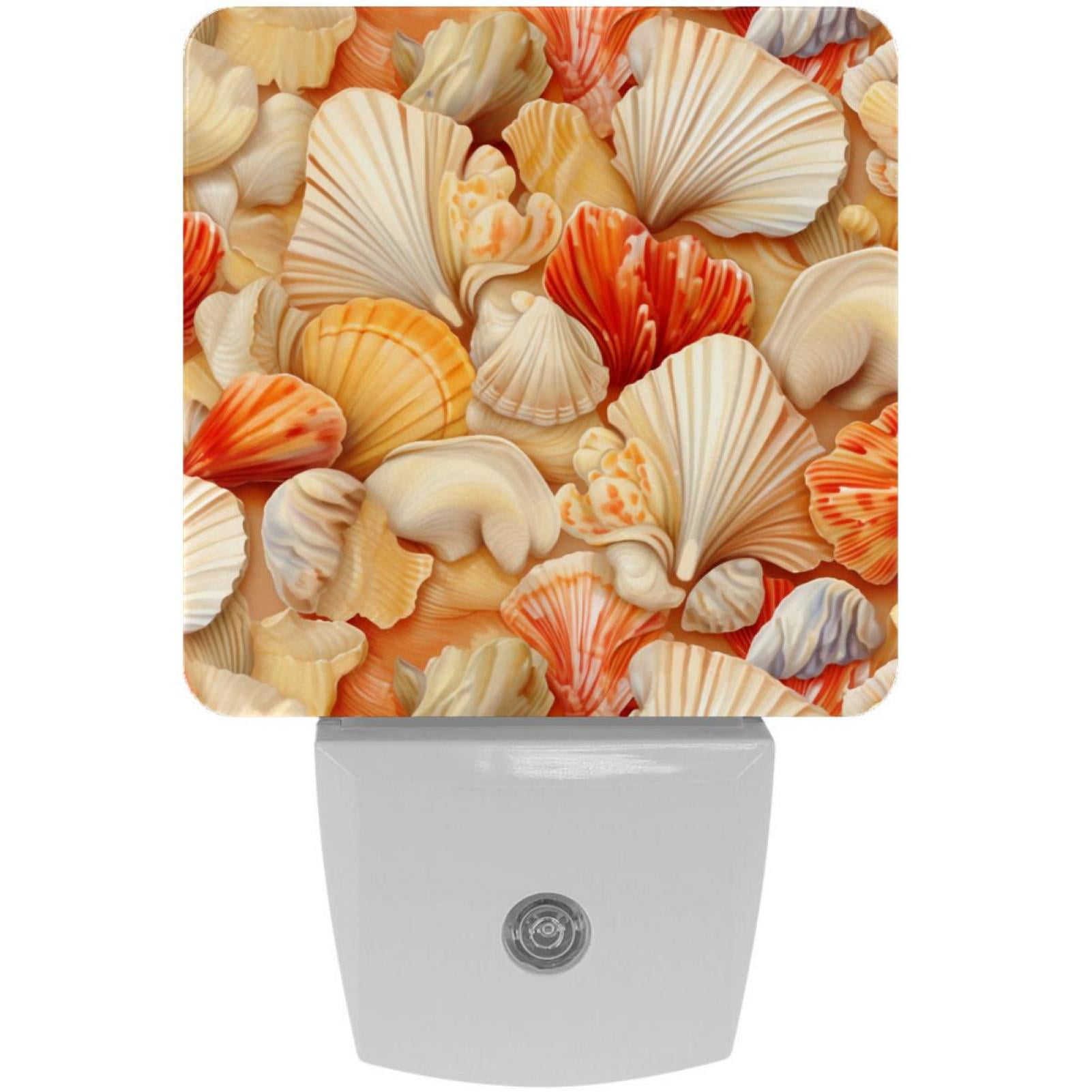 Seashell LED Square Night Lights - Bedside Lighting Solution for a ...