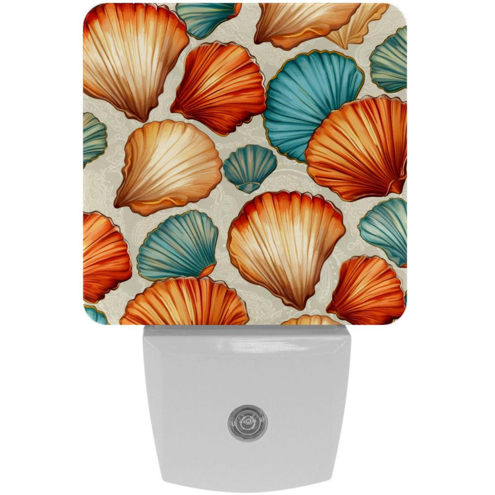 Seashell LED Square Night Lights - Elegant and Energy Efficient ...