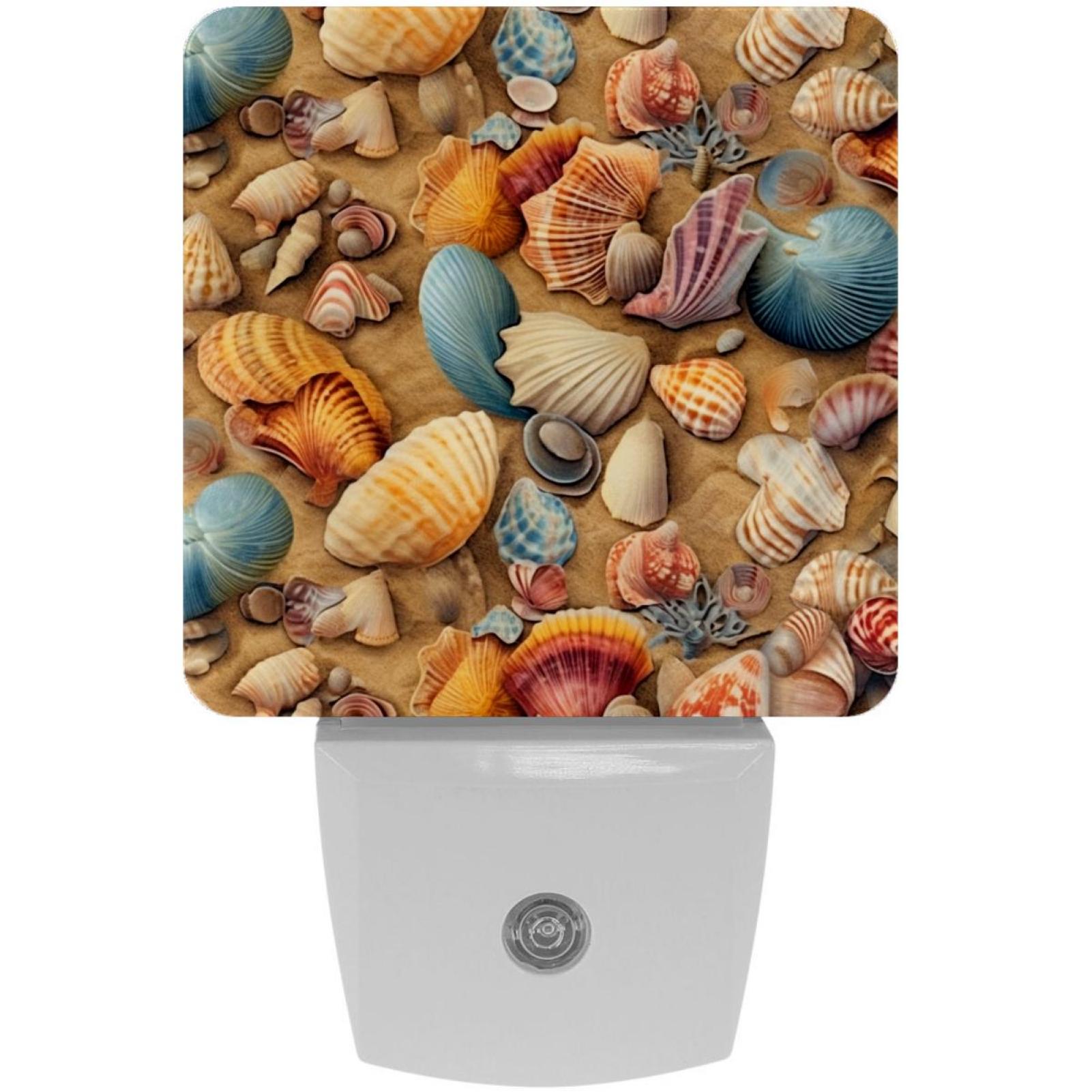 Seashell LED Square Night Lights - Stylish and Convenient Illumination ...