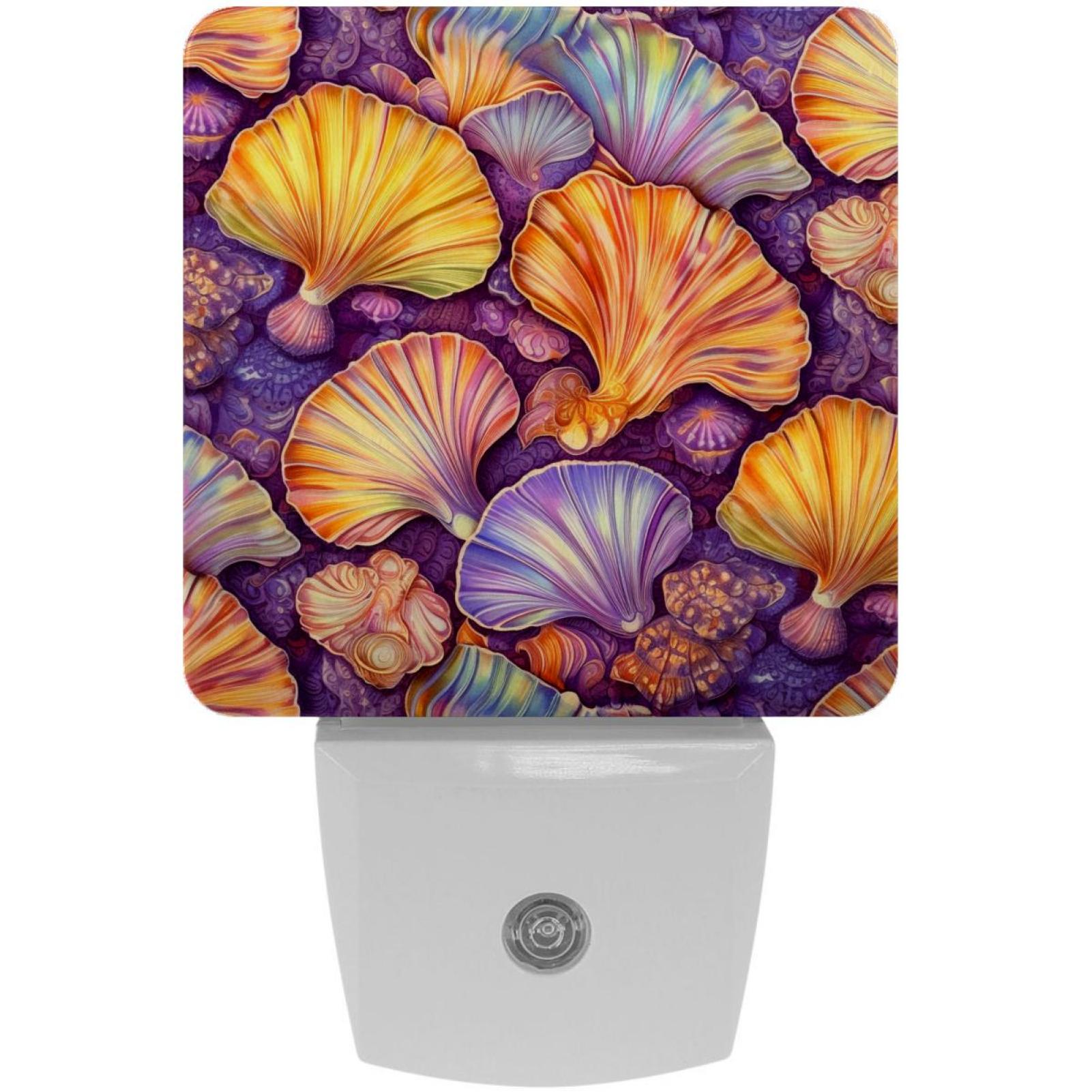 Seashell LED Square Night Lights - Stylish and Energy-Efficient ...