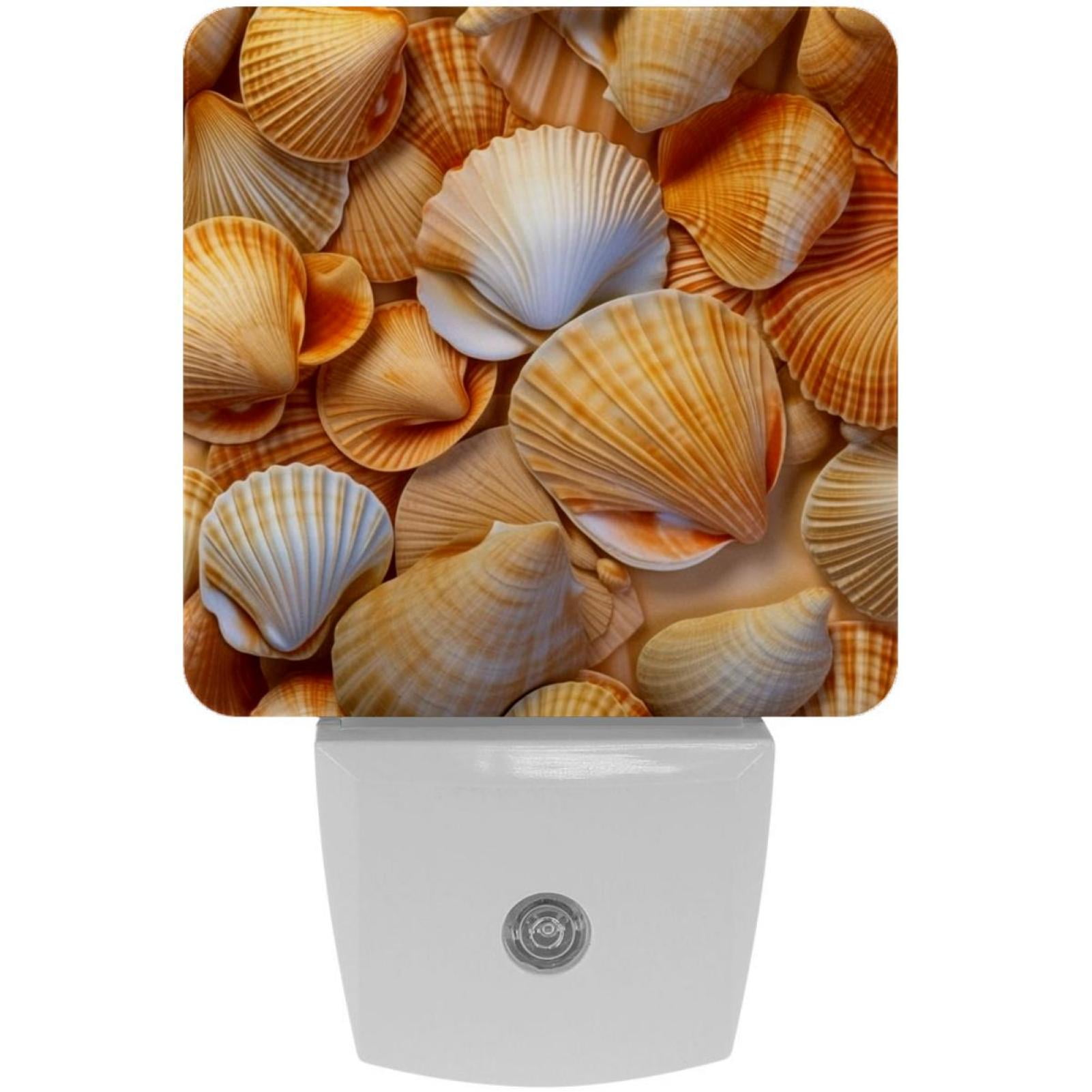 Seashell LED Square Night Lights - Stylish and Energy-Efficient Room ...