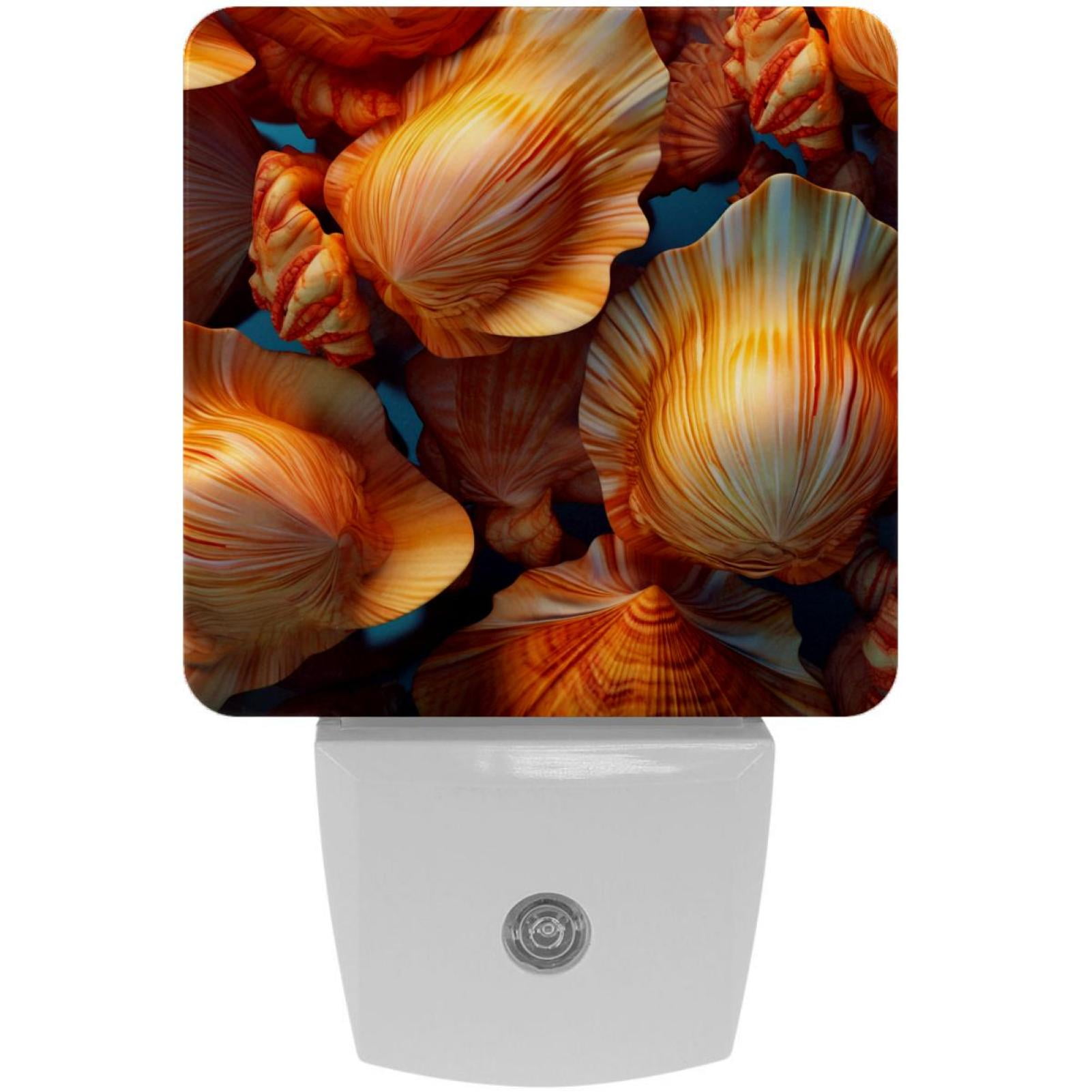 Seashell LED Square Night Lights - Stylish and Functional Nightlight ...