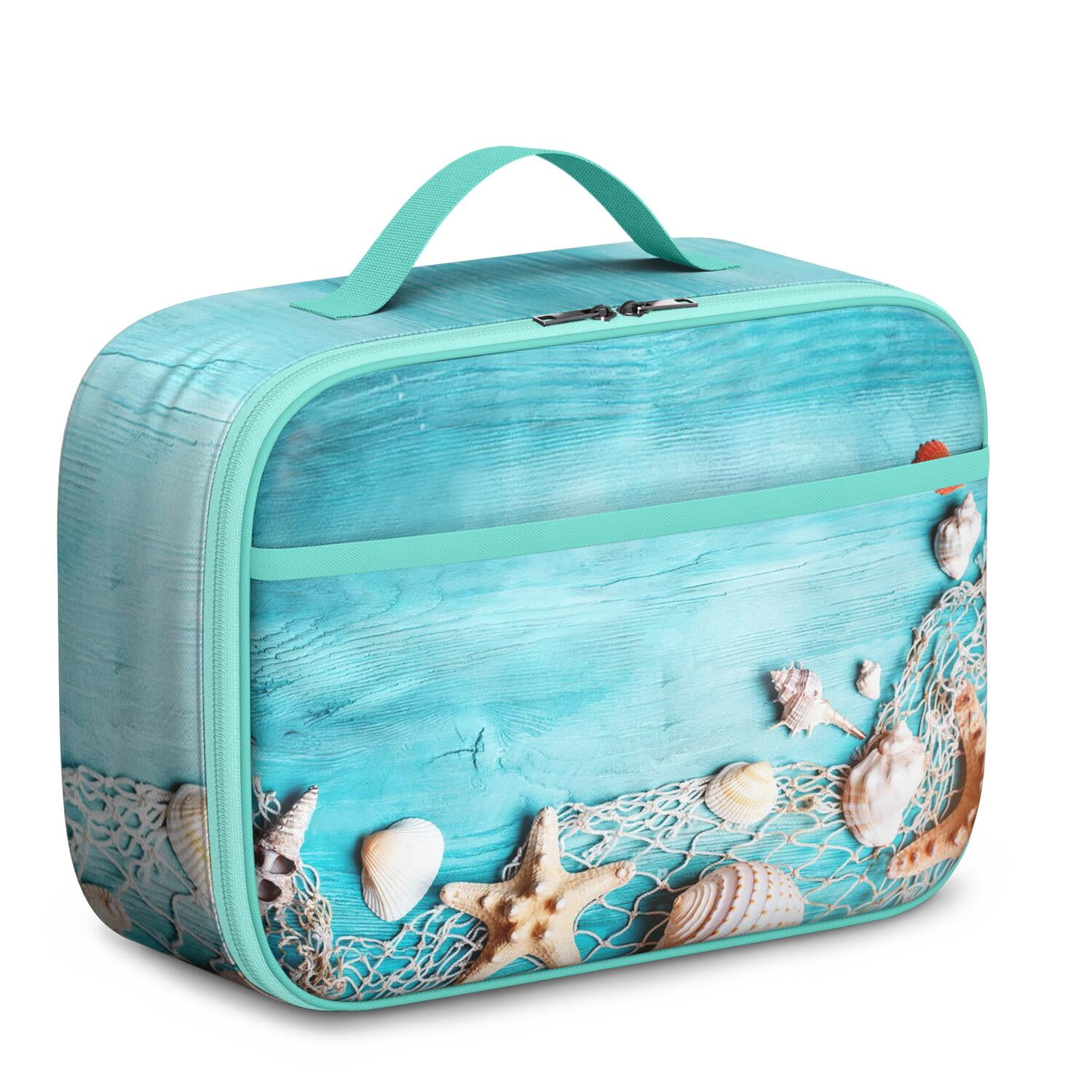 Seashell Lunch Tote – Beach Shell Nautical Tropical Starfish Marine ...