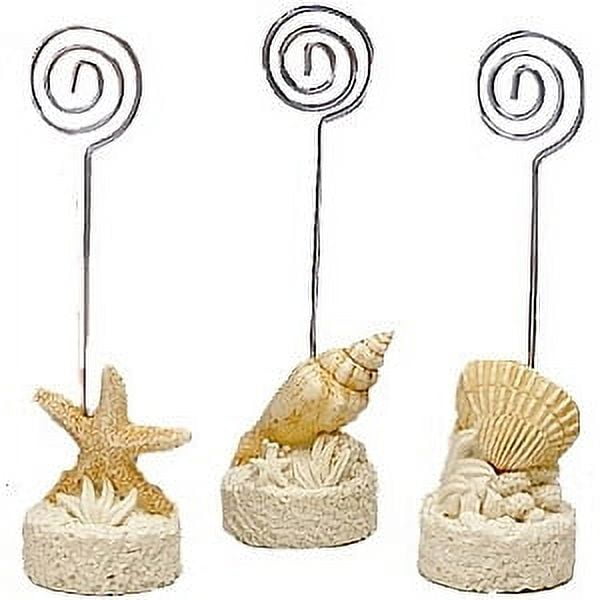Seashell Placecard Table Clips set of 3 - Walmart.com