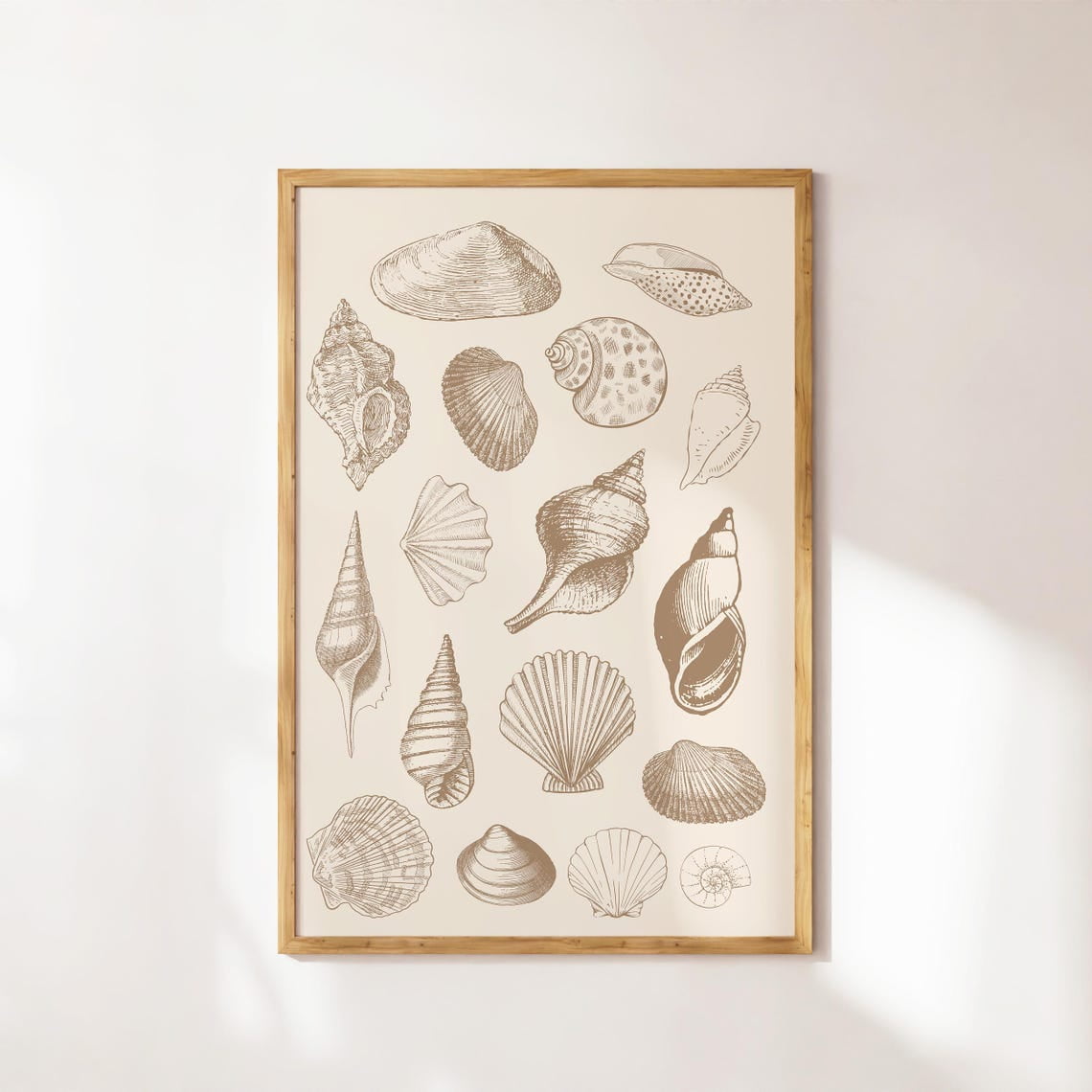 Seashell Poster, Beachside Print, Coastal Wall Art, Christian Wall Art ...
