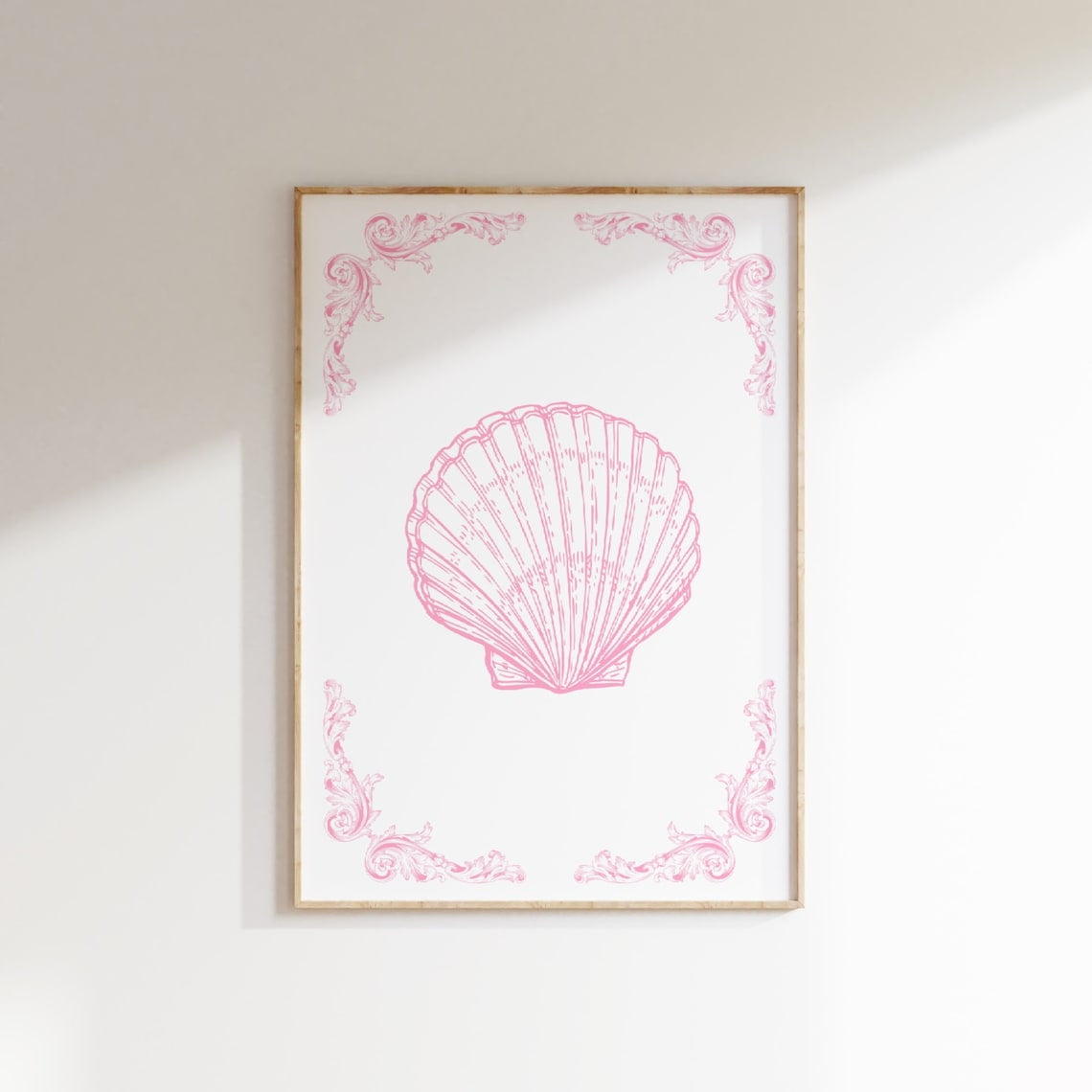 Seashell Print, Coastal Cowgirl Decor, Beachy Room Decor, Surf Poster, Grandaughter Wall Art ...