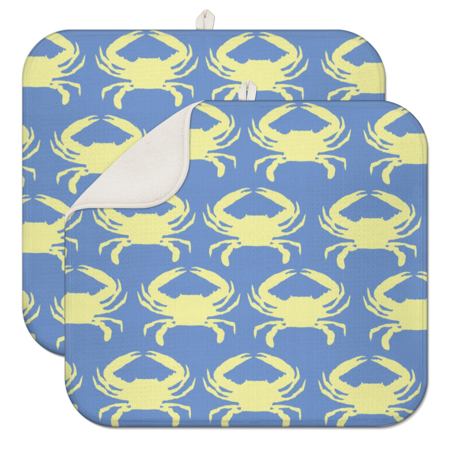 Seashell Sailing Coffee Mat Nautical Anchor Boat Sea Seaside Coastal ...