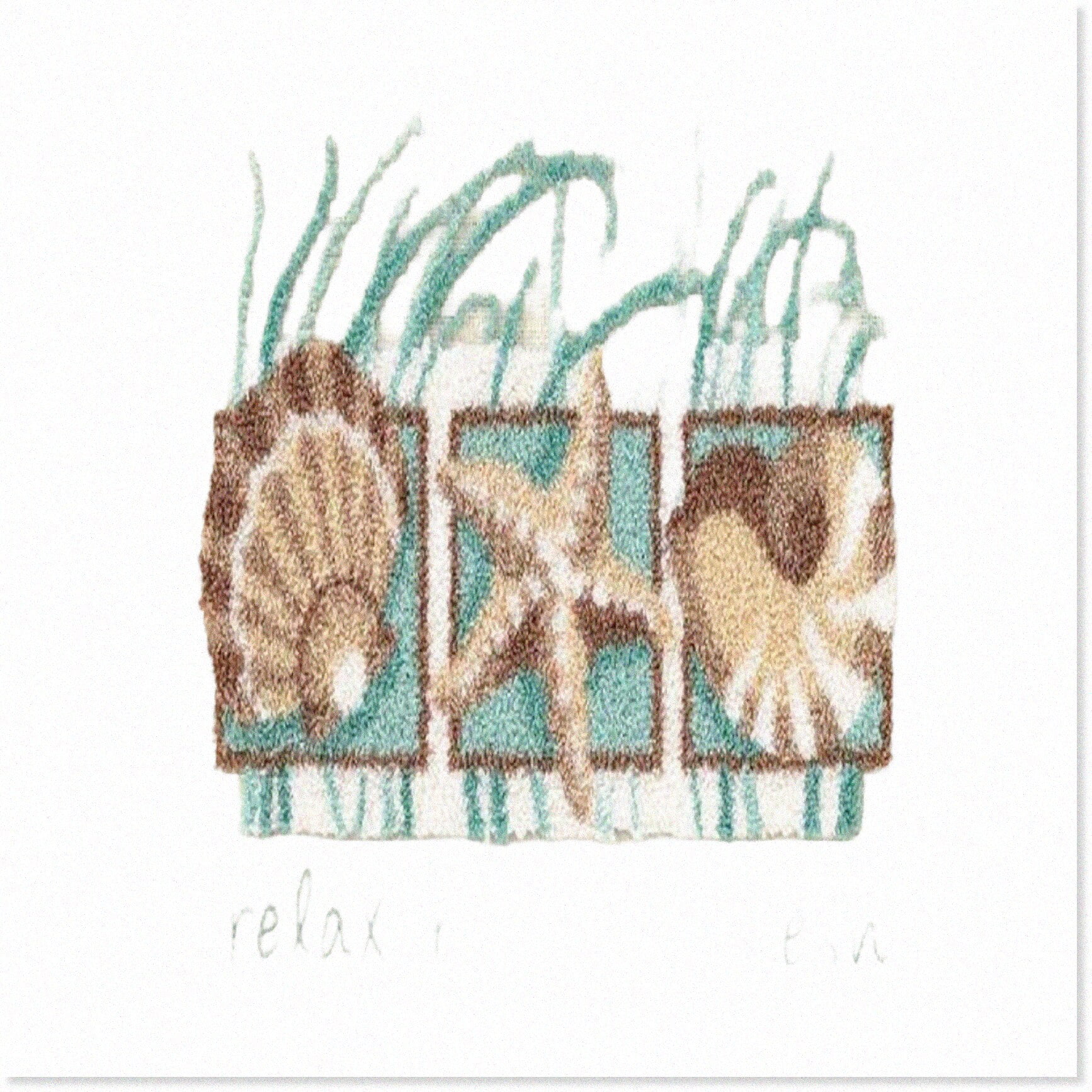 Seashell Serenity: Beach-Inspired Punch Needle Embroidery Kit for ...